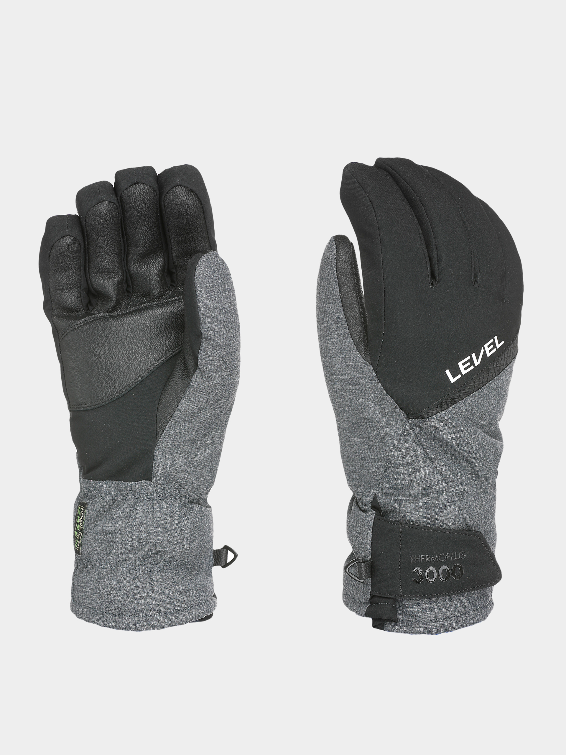 Level Alpine Gloves - grey (pk black)