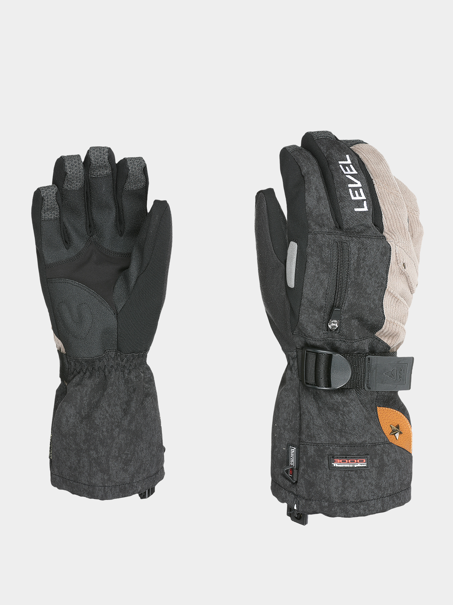 Level Star Gloves - grey (tribe)