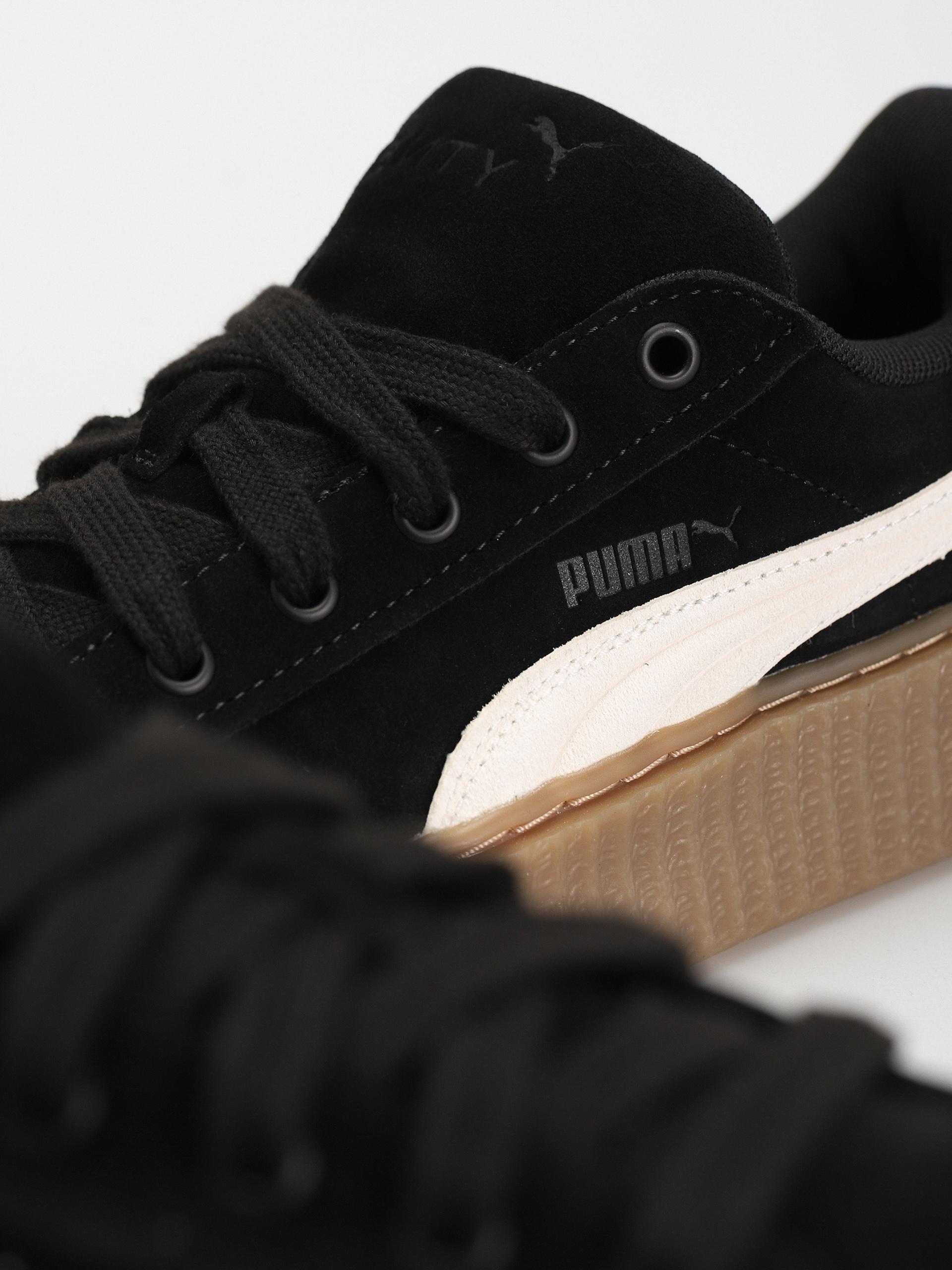 Puma X Fenty Creeper Fenty Shoes (black warm white gum)