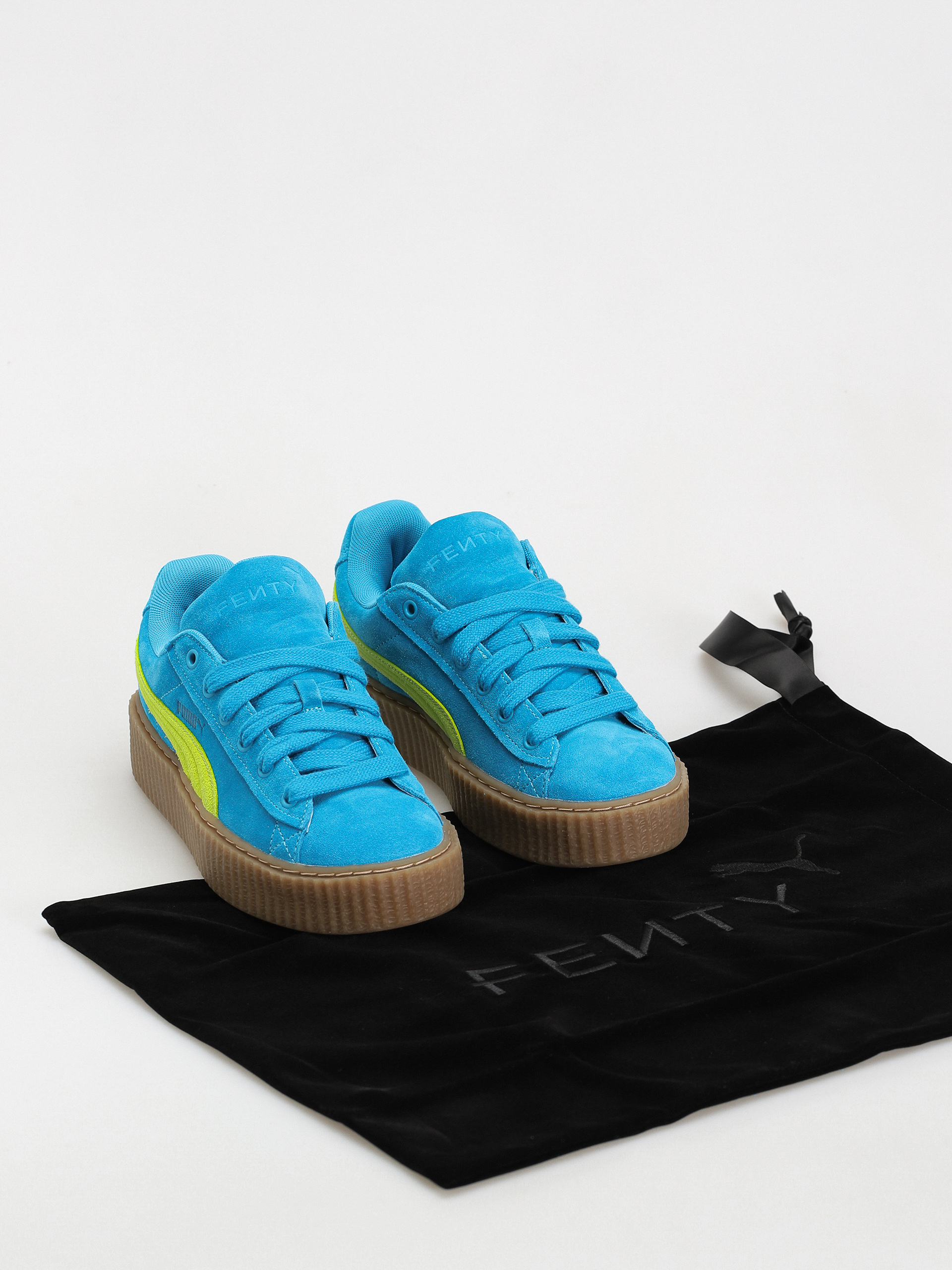 Puma X Fenty Creeper Fenty Speed Shoes (blue lime pow gum)