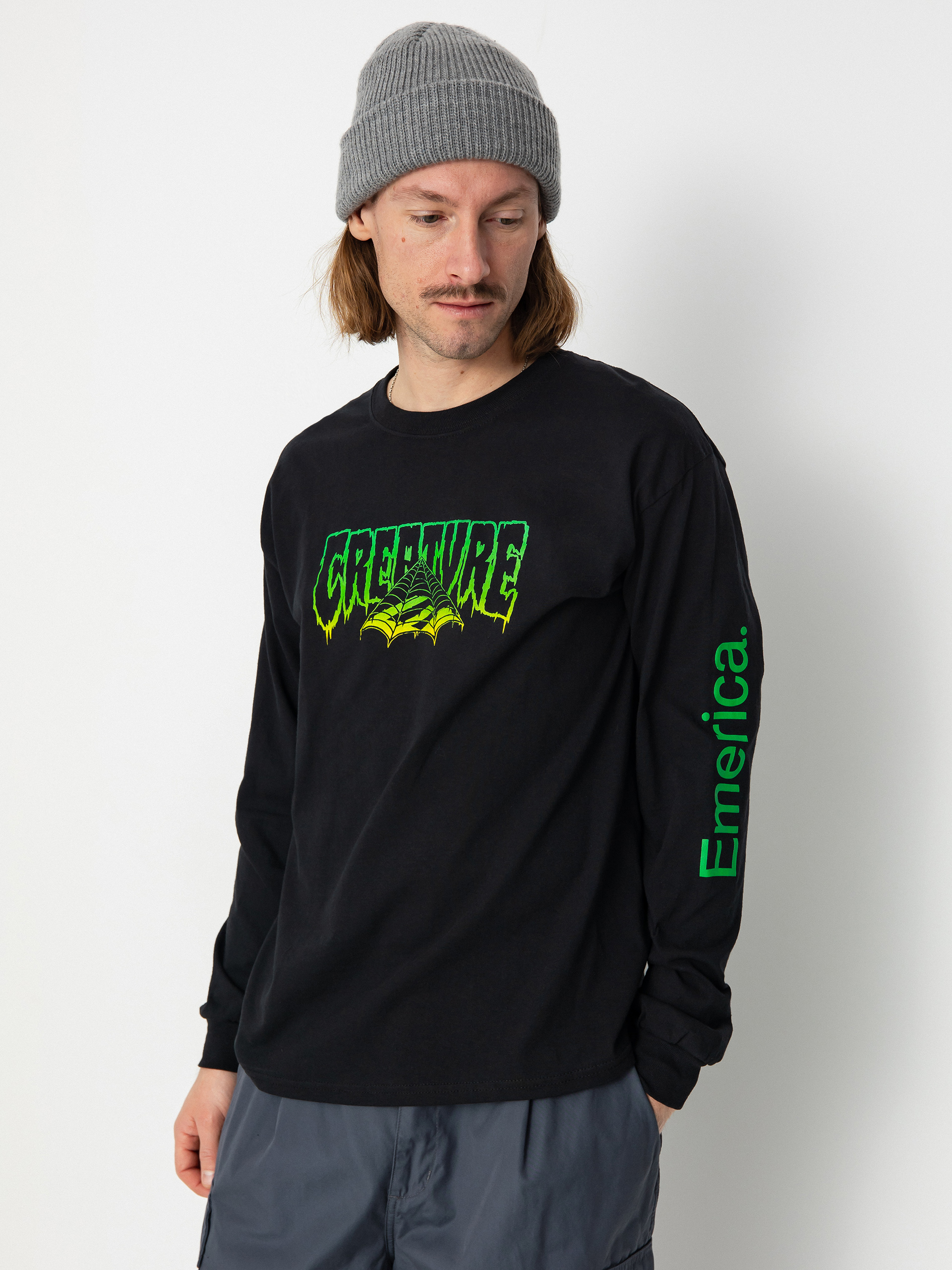 Emerica Creature Longsleeve - black (black)
