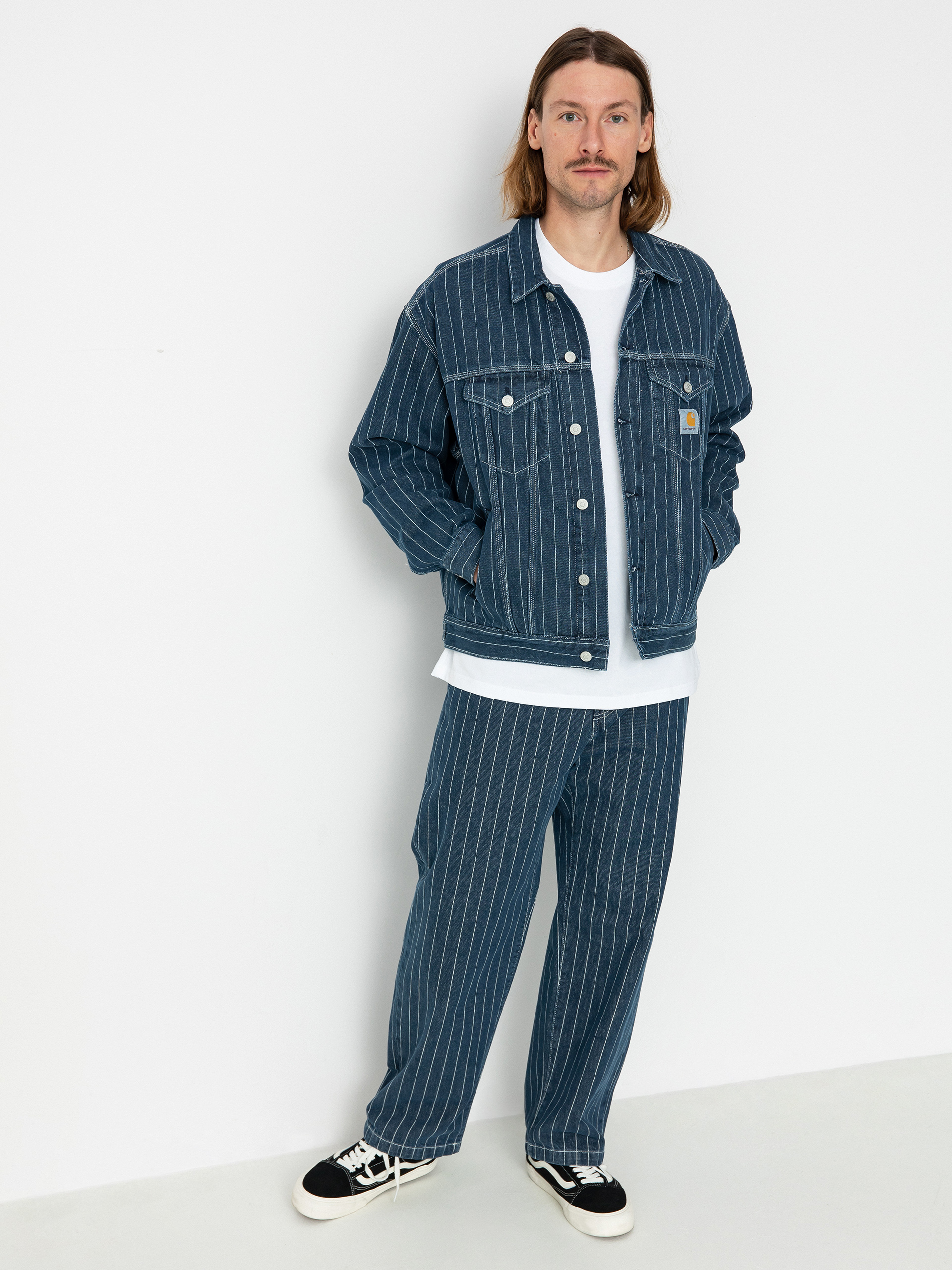 Carhartt Wip Orlean Jacket Orlean Stripebluewhite