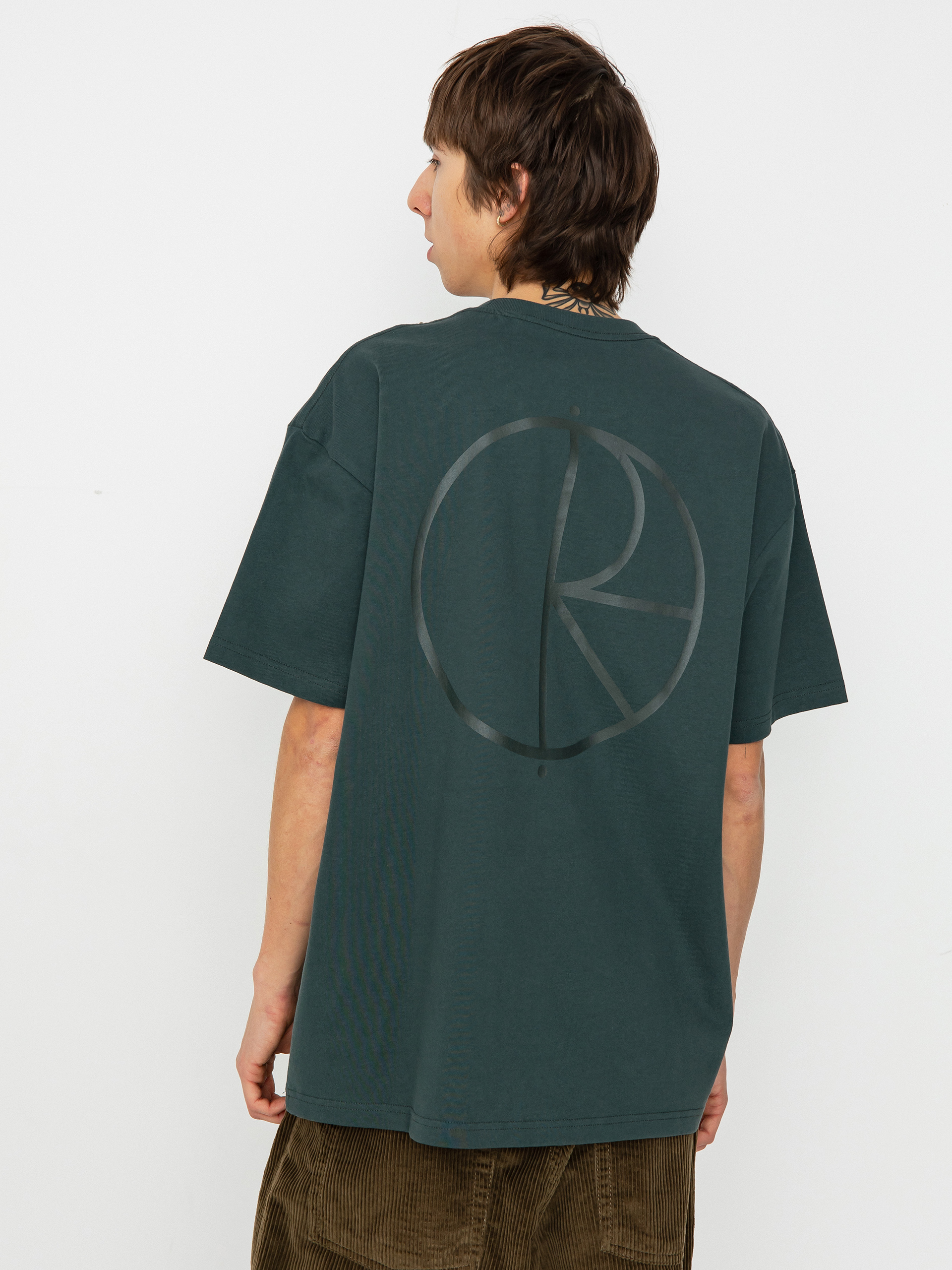 Polar Skate Stroke Logo T Shirt Green Green