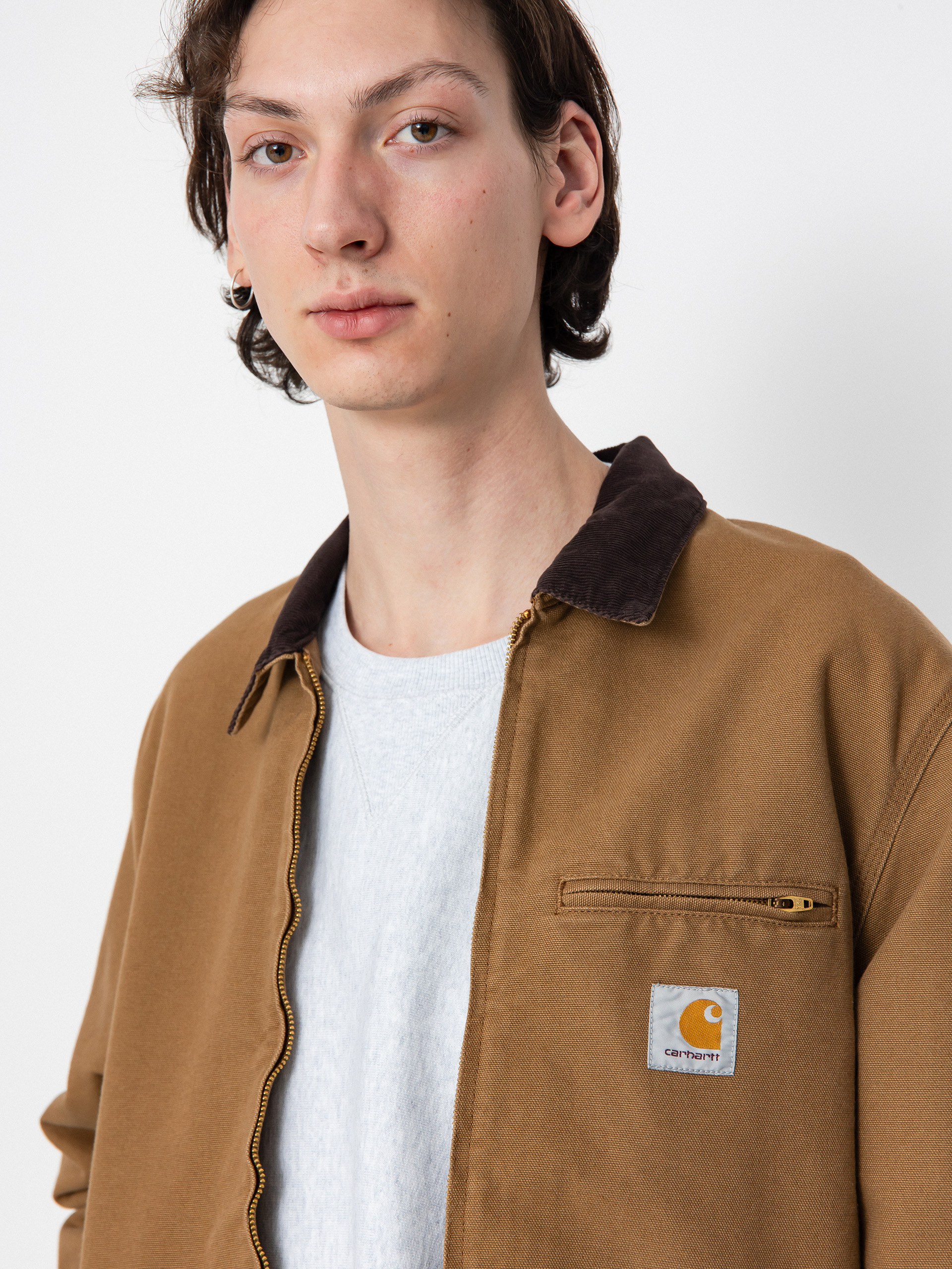 Carhartt WIP Detroit Jacket - brown (hamilton brown/tobacco)