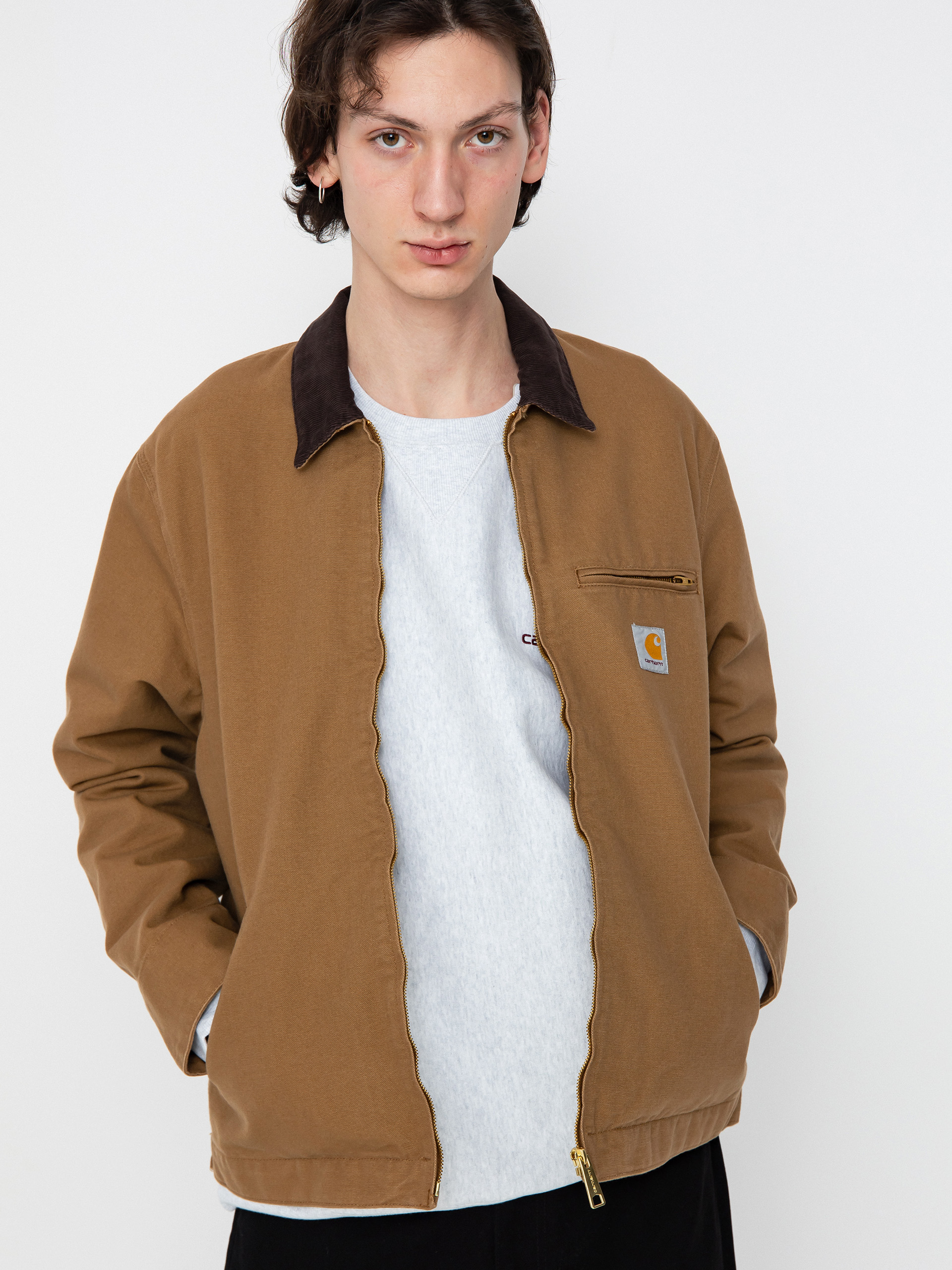 Carhartt WIP Detroit Jacket - brown (hamilton brown/tobacco)