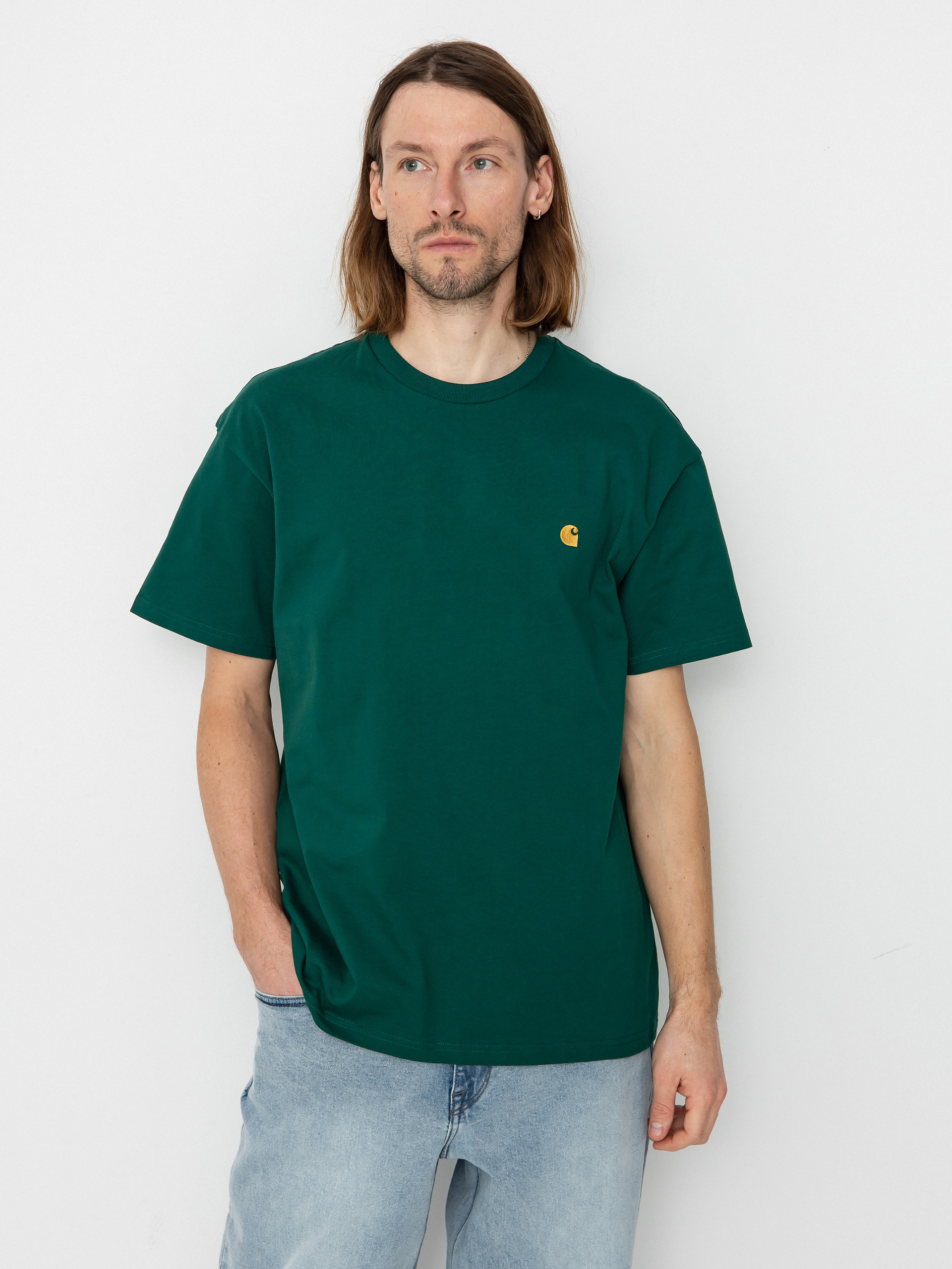 Carhartt WIP Chase T-shirt (botanic/gold)