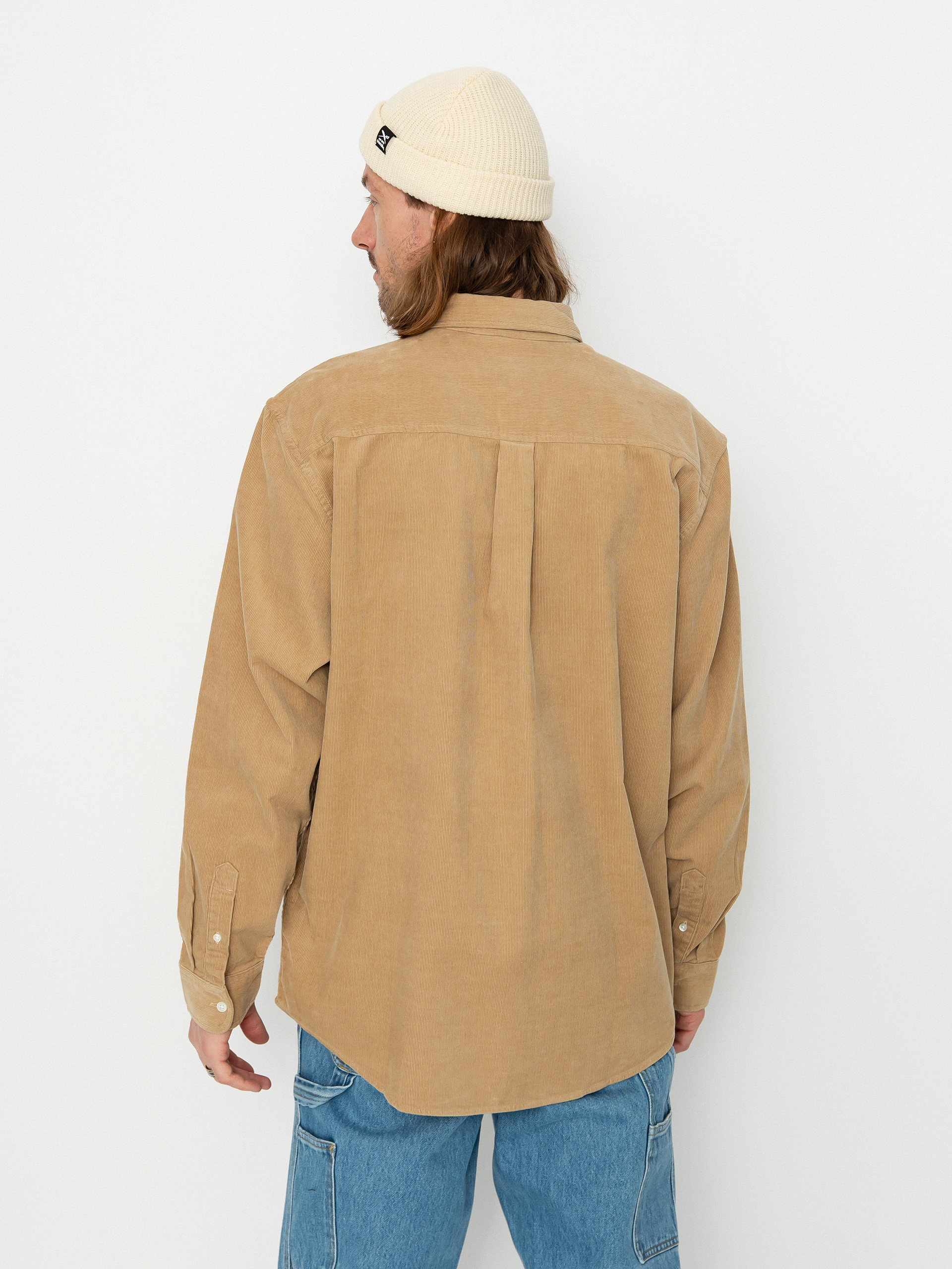 Carhartt WIP Madison Fine Cord Shirt (sable/black)
