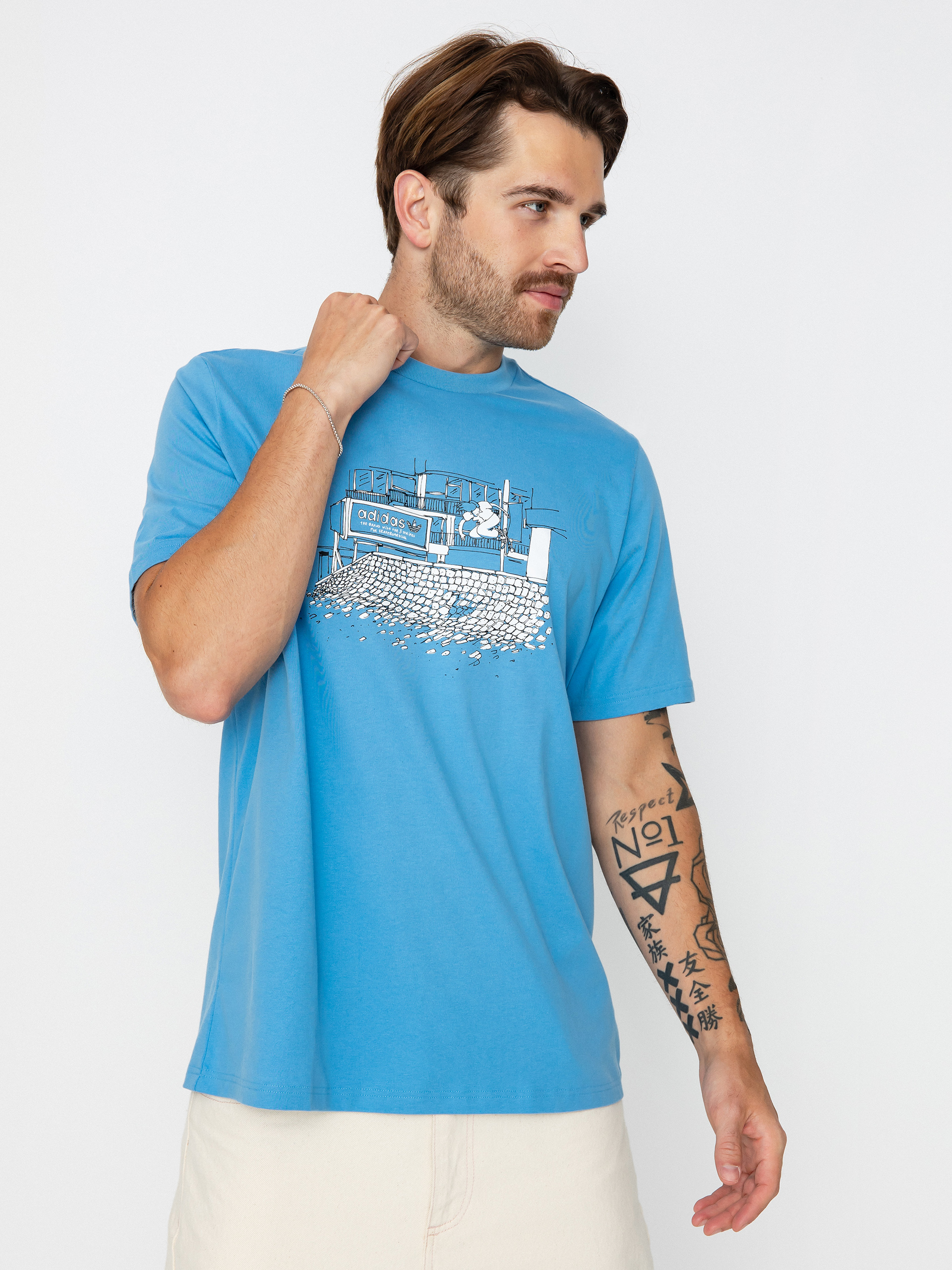 adidas Hjones 2 T-shirt (ltblue/multco)