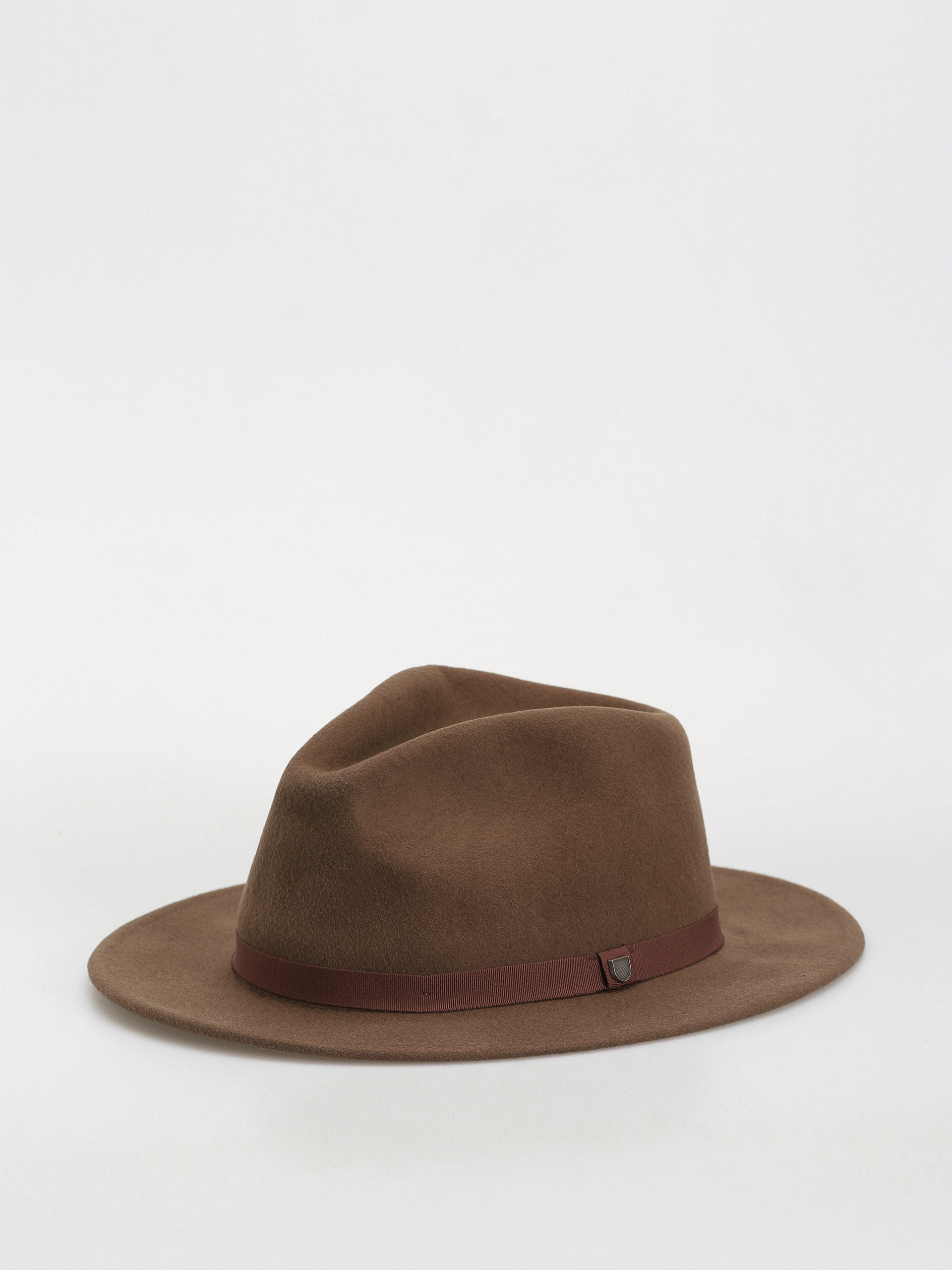 Brixton Messer Packable Fedora Hat - brown (dark earth)