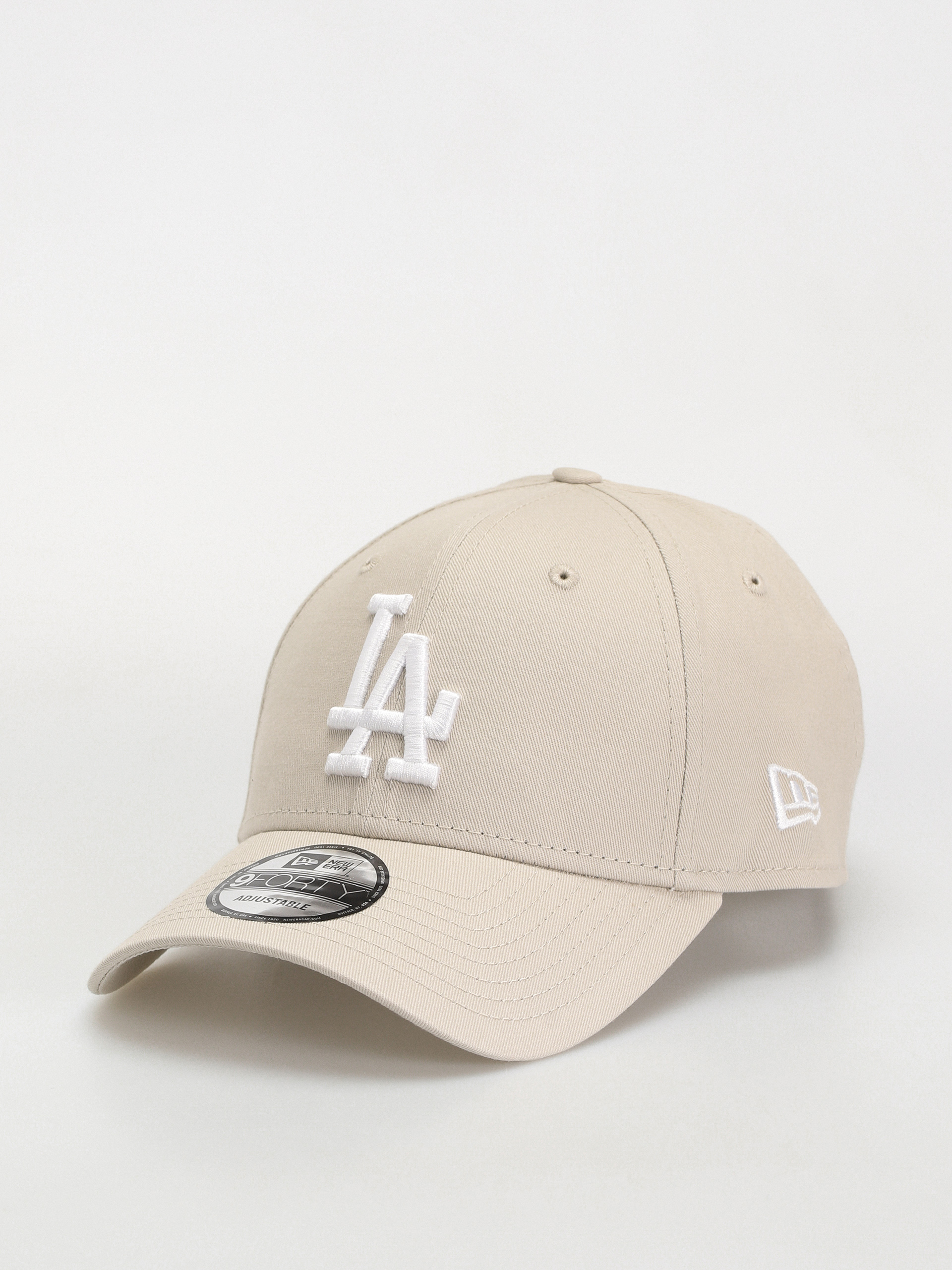 New Era Side Patch 9Forty Los Angeles Dodgers Cap - grey (stone/white)