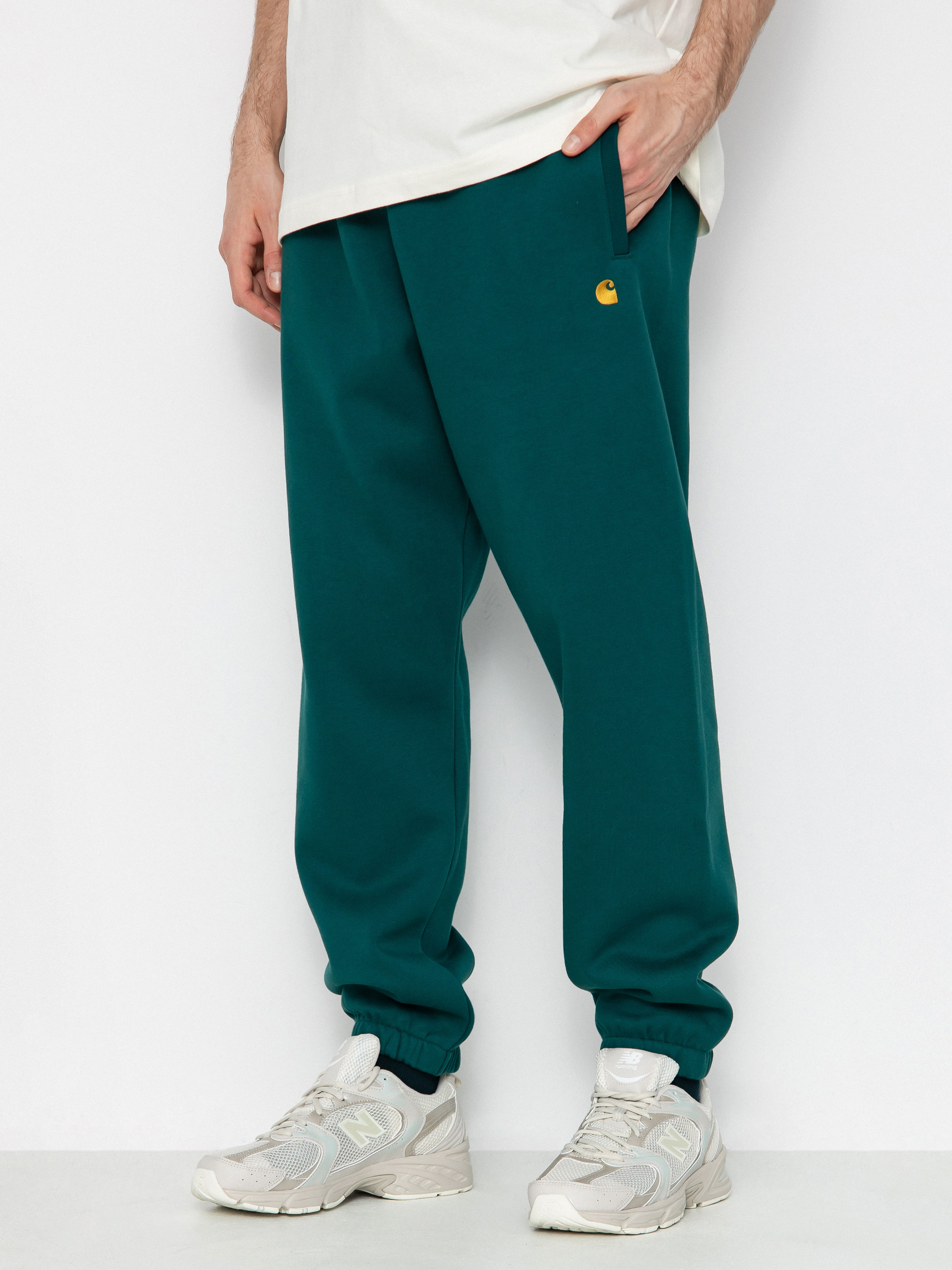Carhartt WIP Pants Chase - green (chervil/gold)