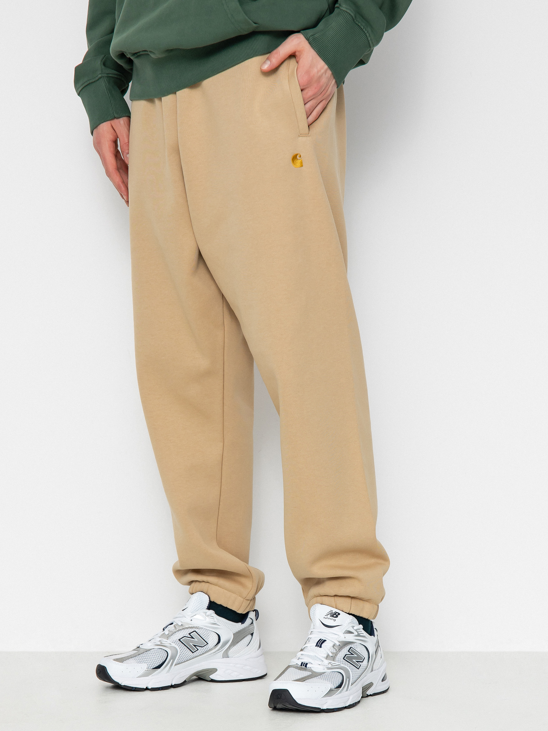Carhartt WIP Pants Chase - brown (sable/gold)