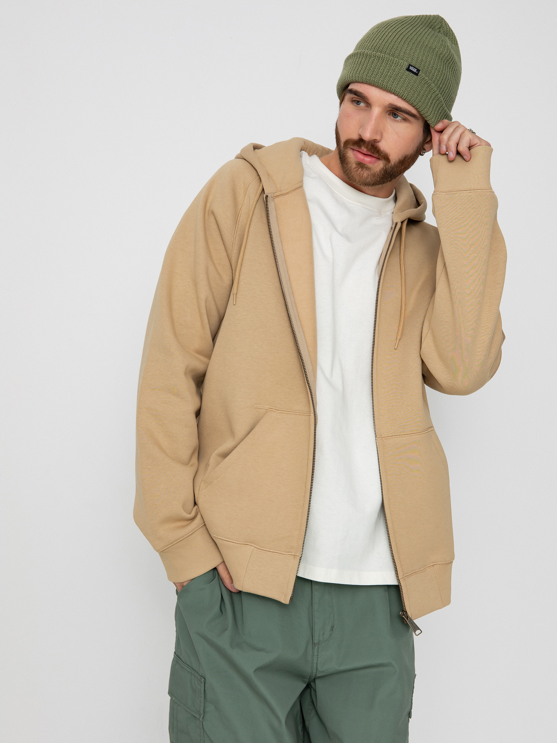 Carhartt WIP Hoodie Chase ZHD - beige (sable/gold)