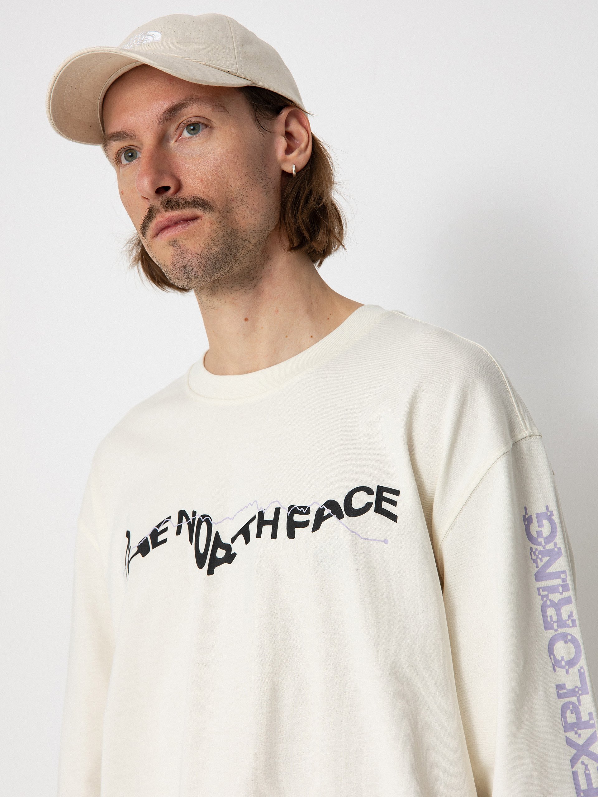 The North Face Nse Graphic Longsleeve white dune