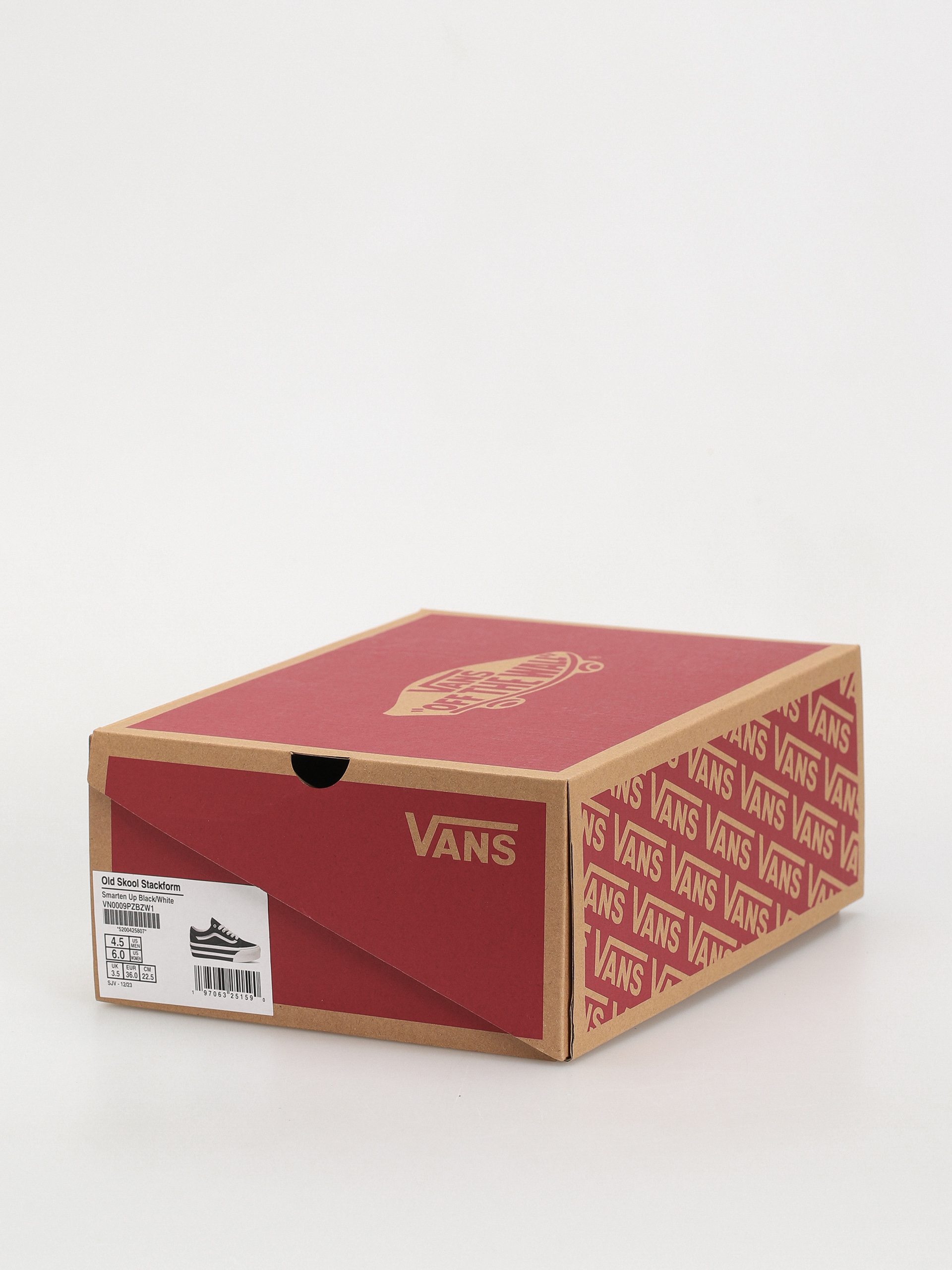Vans Old Skool Stackform Shoes (smarten up black/white)
