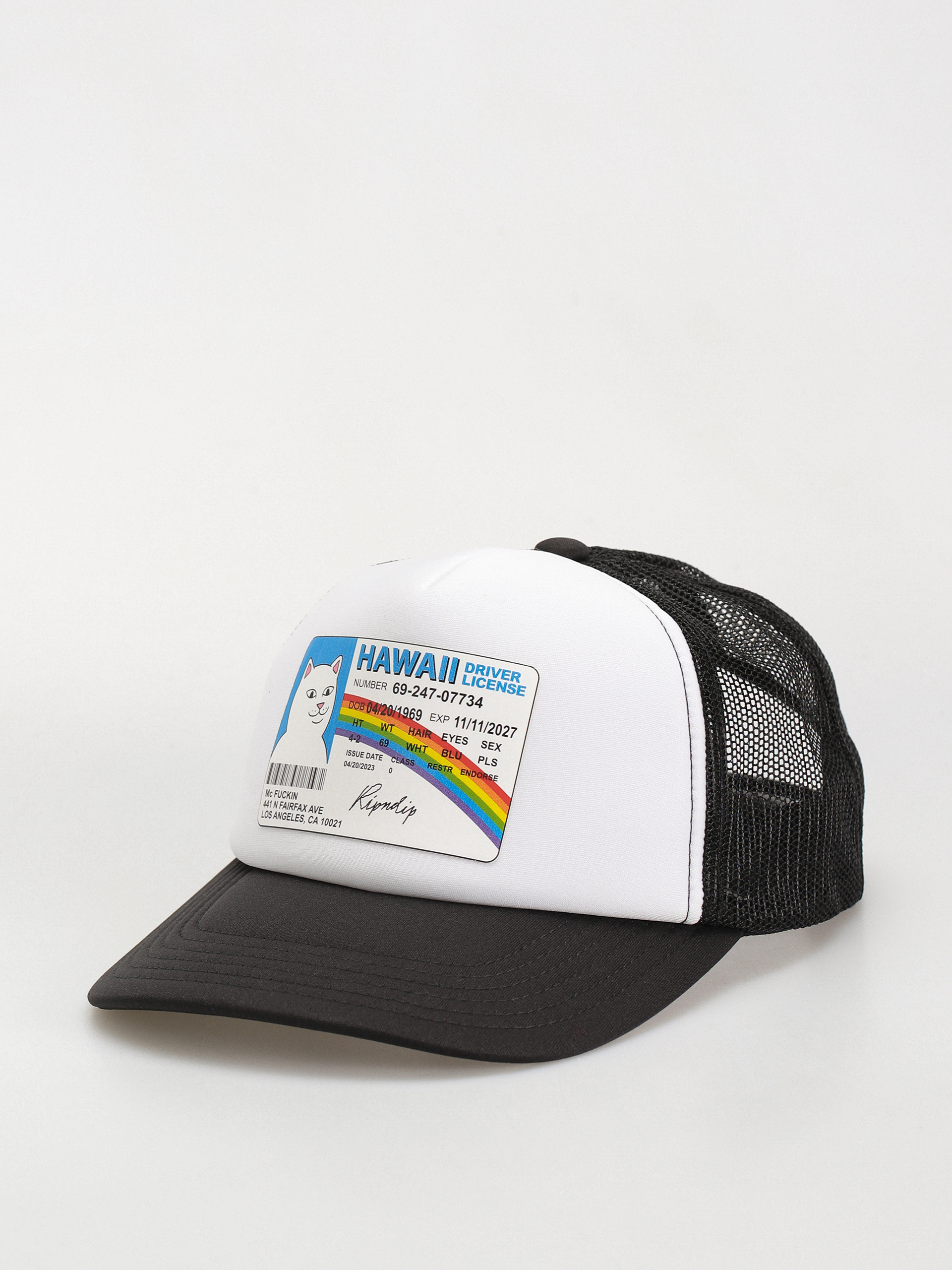 RipNDip Cap Mcfuckin Trucker - white (black)
