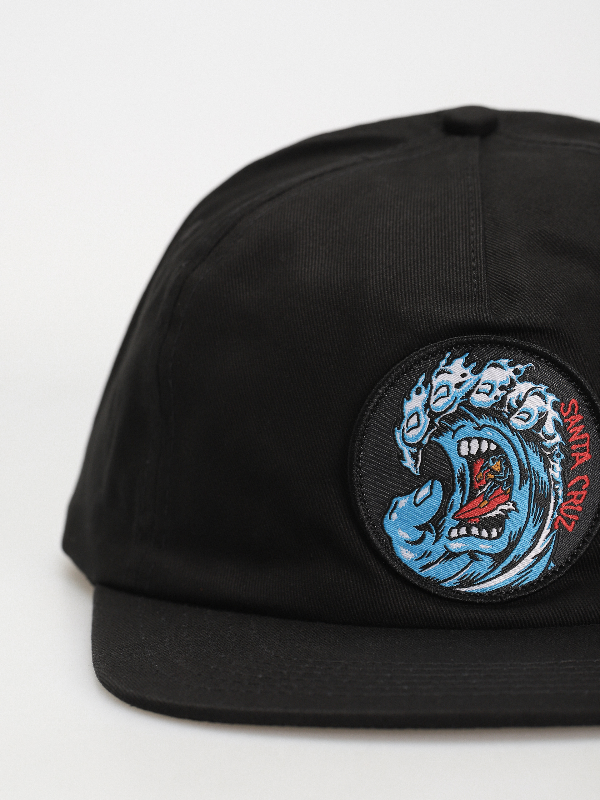 Santa Cruz Screaming Wave Snapback Cap - black (black)