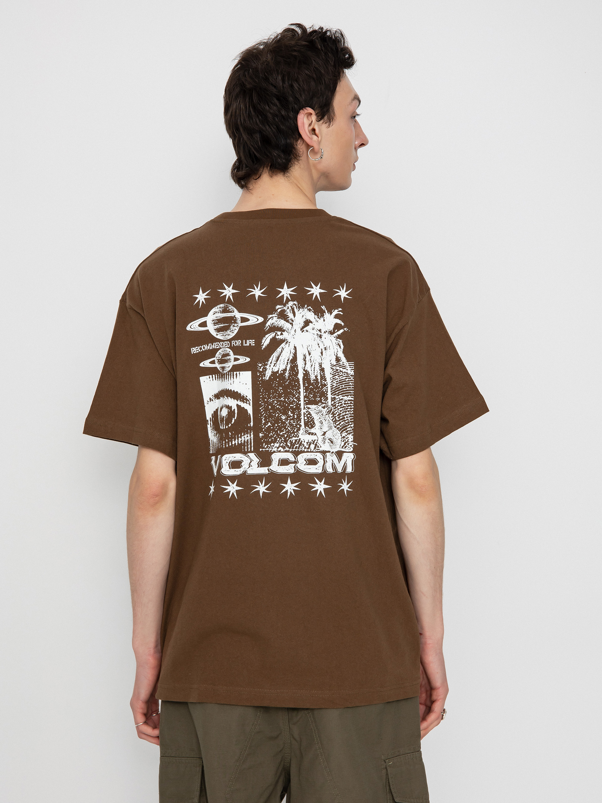Volcom T-Shirt Primed Lse - brown (dark earth)