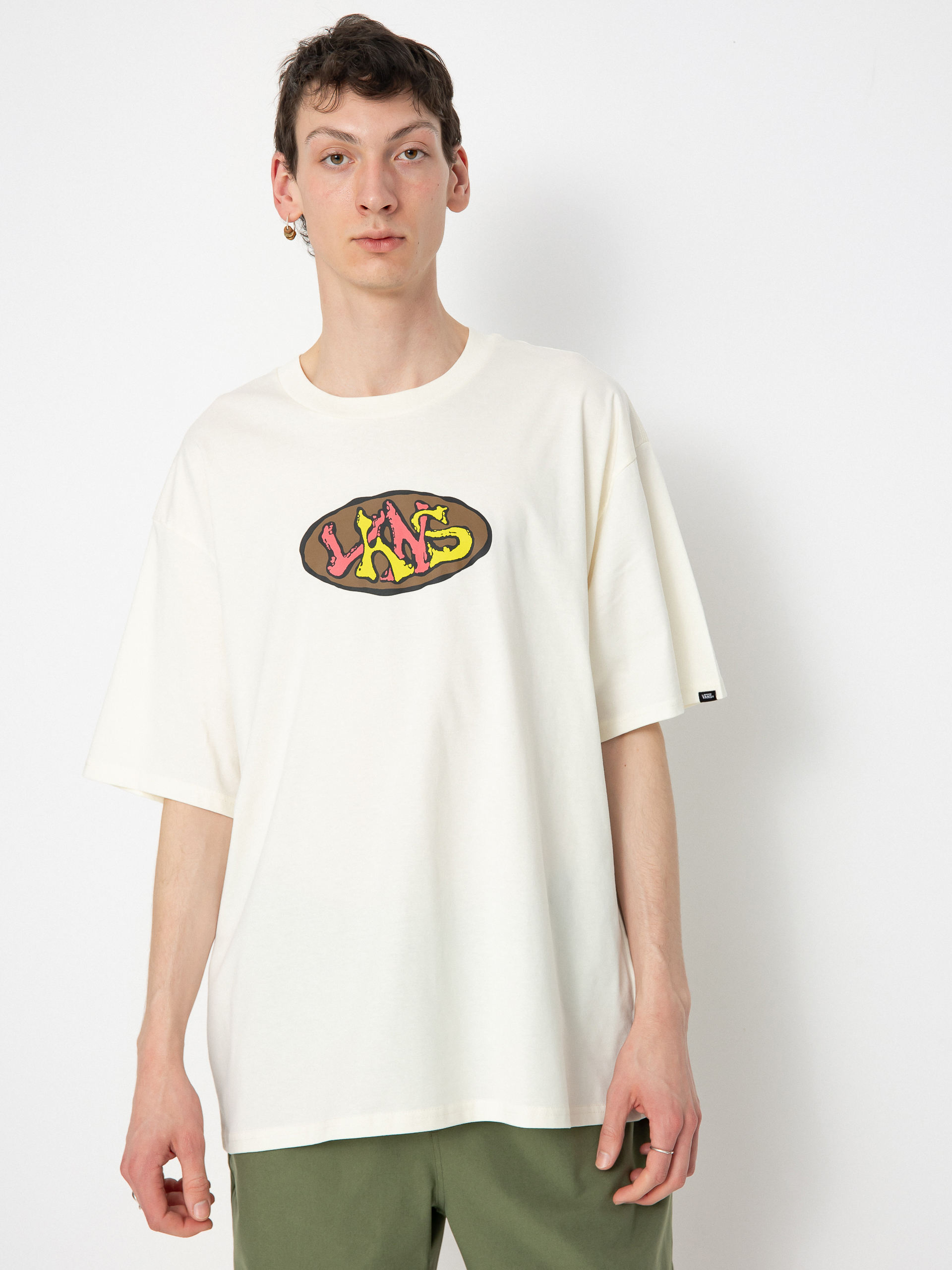 Vans T-Shirt Lopside - white (marshmallow)