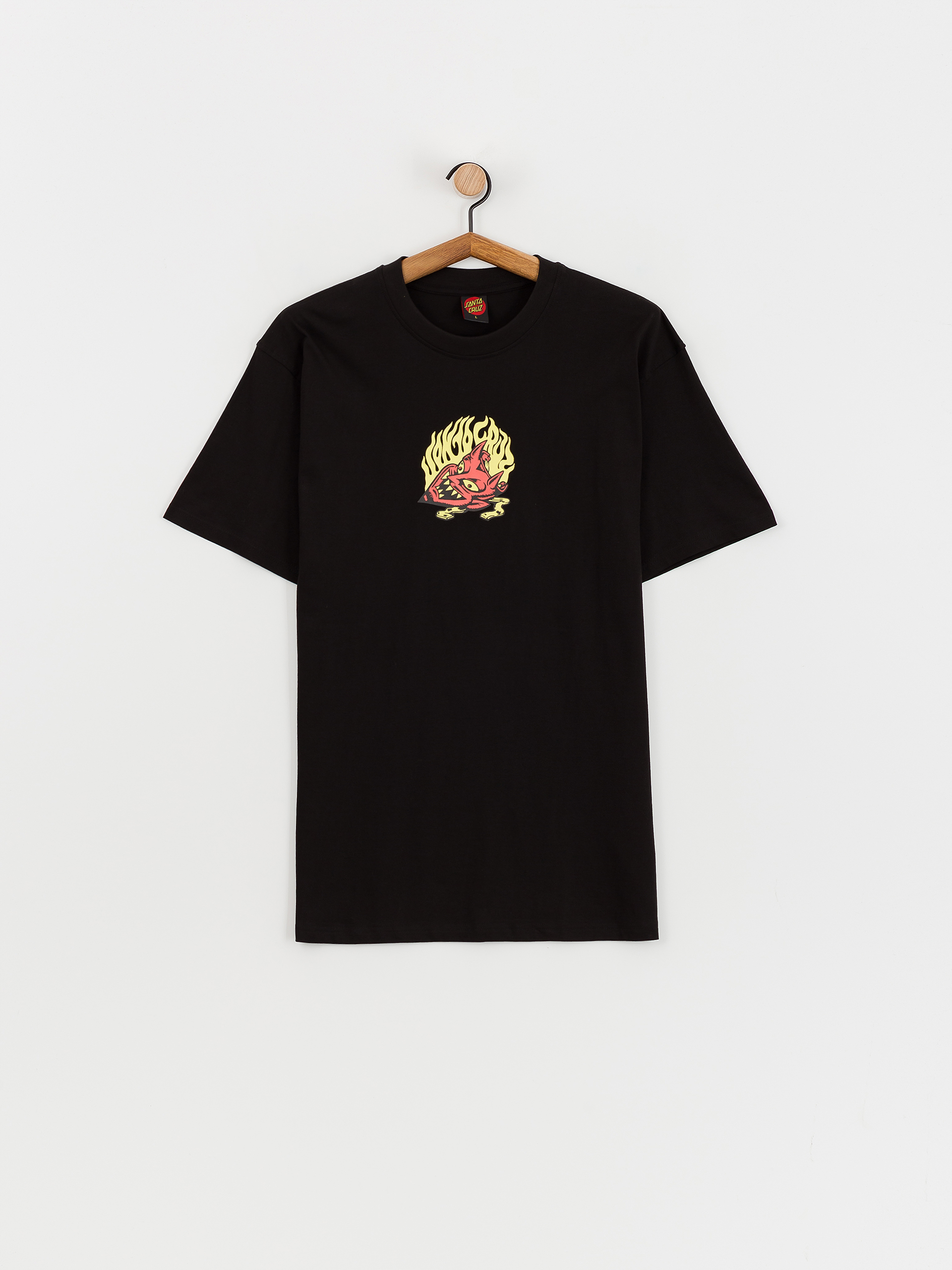 Santa Cruz Delfino Devil Mask Front T-Shirt (black)