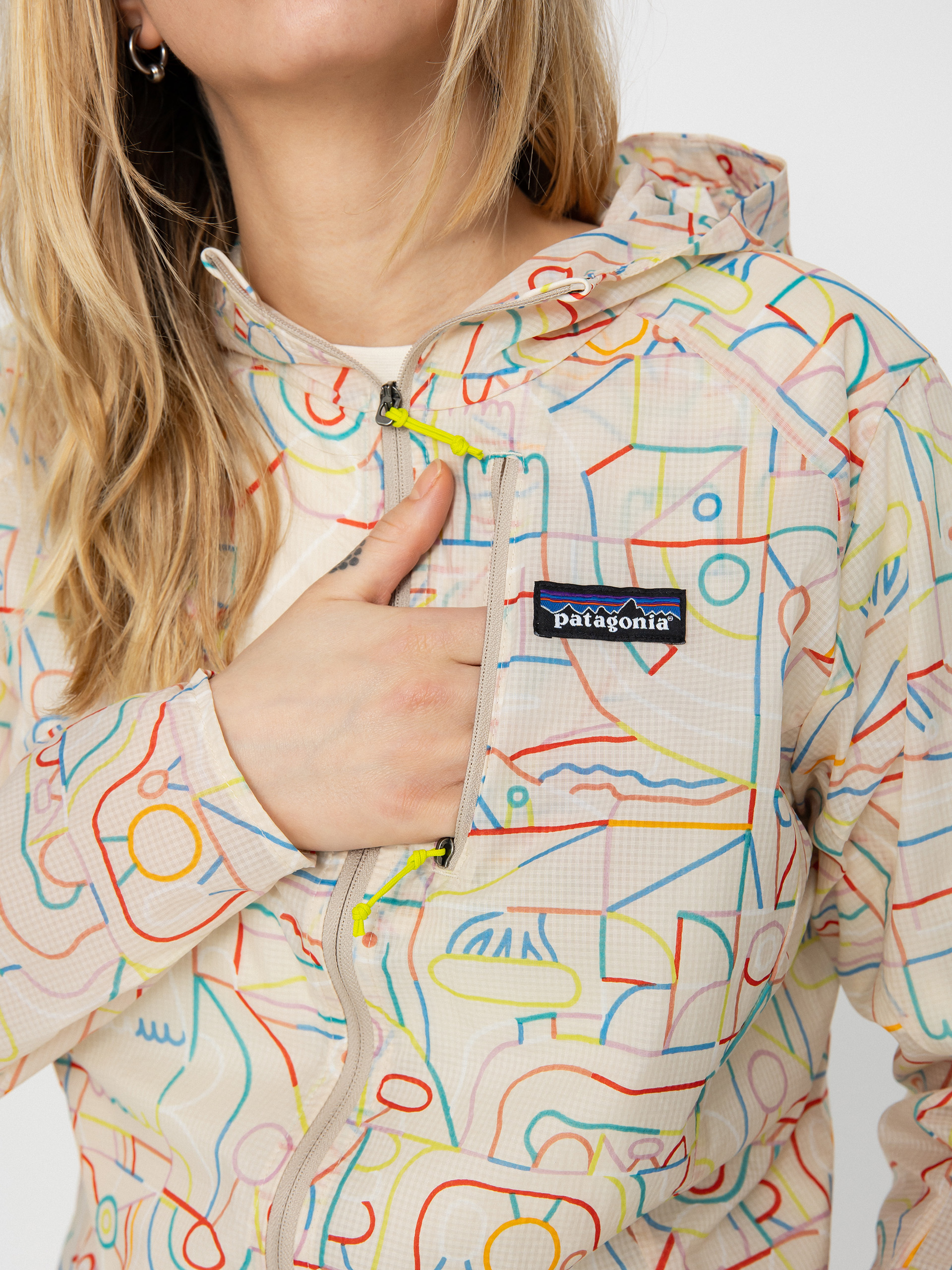 Patagonia Houdini Wmn Jacket - beige (lose yourself outline pumice)