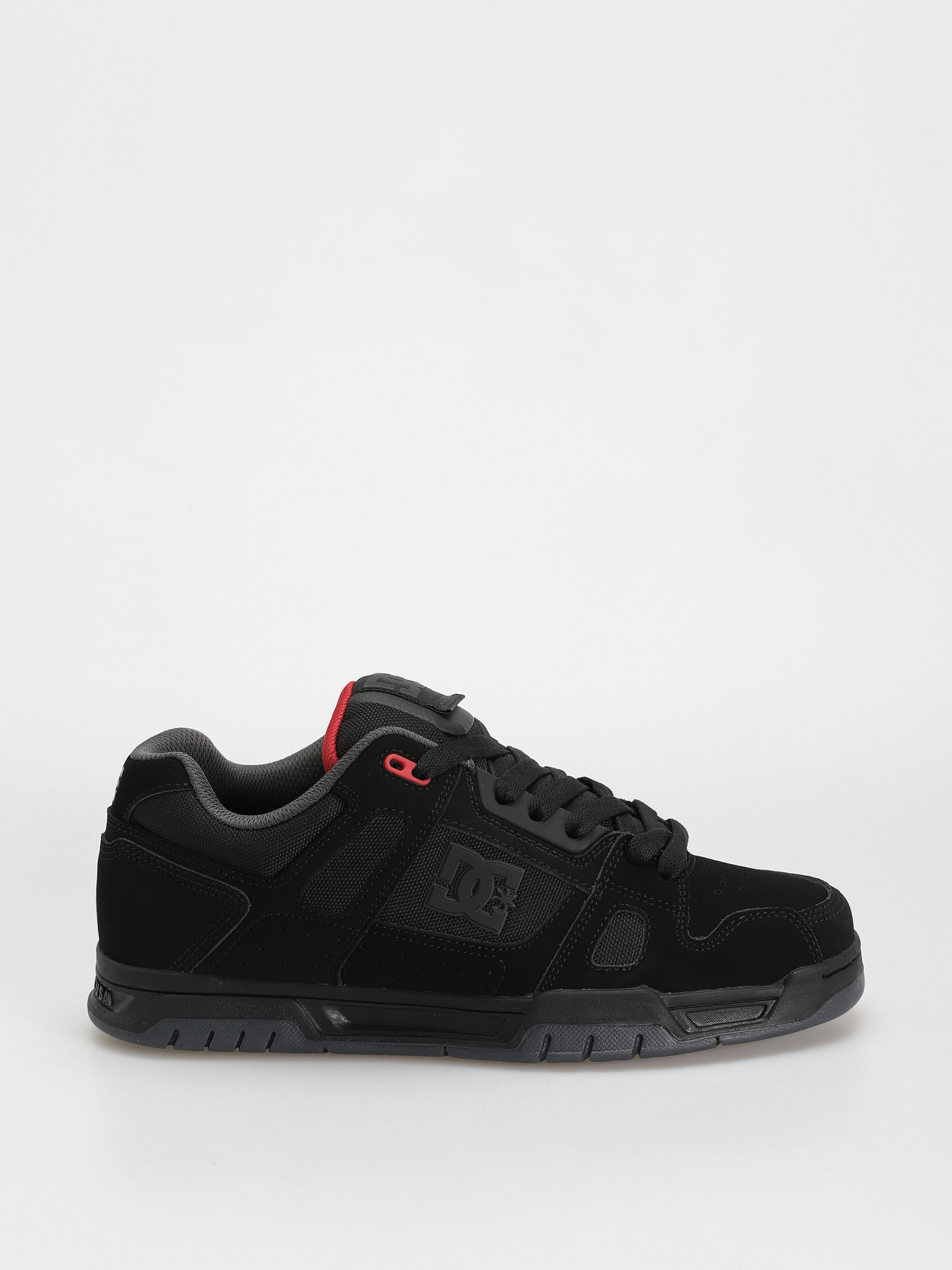DC Stag Shoes - black (black/grey/red)