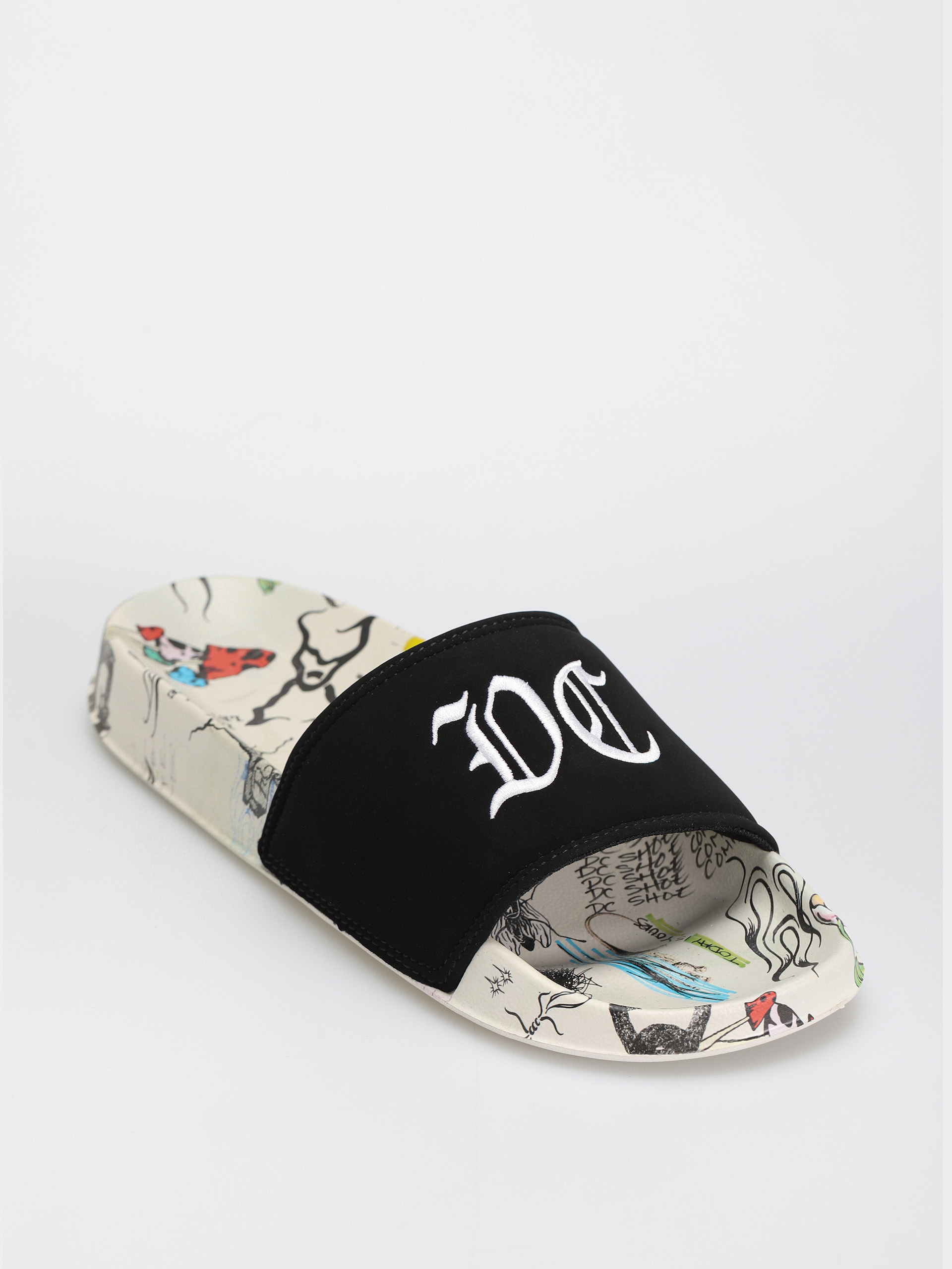 DC Dc Slide Se Flip-flops - black (white/multi)