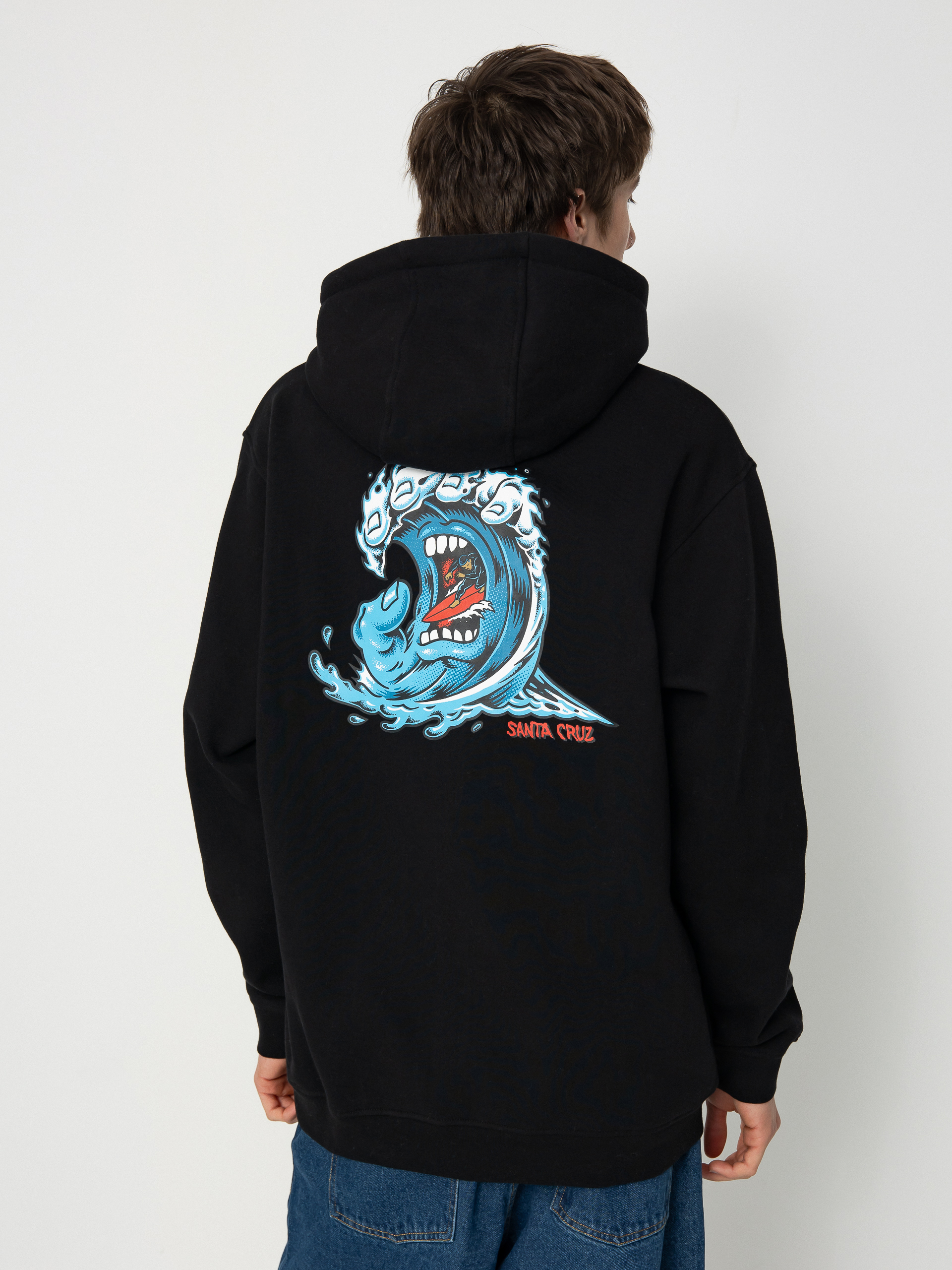 Santa Cruz Screaming Wave Sweatshirt - black (black)