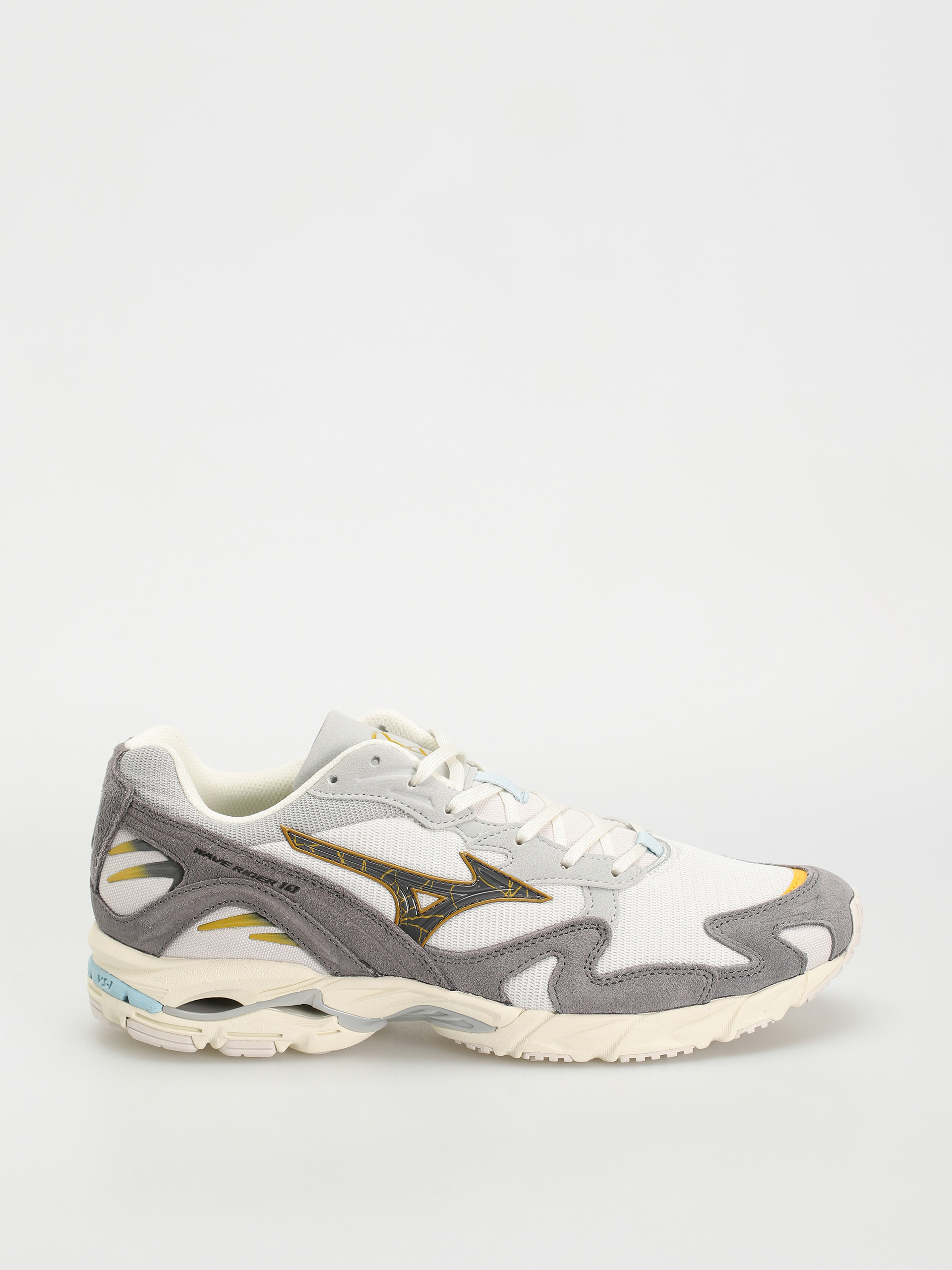 Mizuno Shoes Wave Rider 10 - white, grey (nimbus cloud/black oyster ...