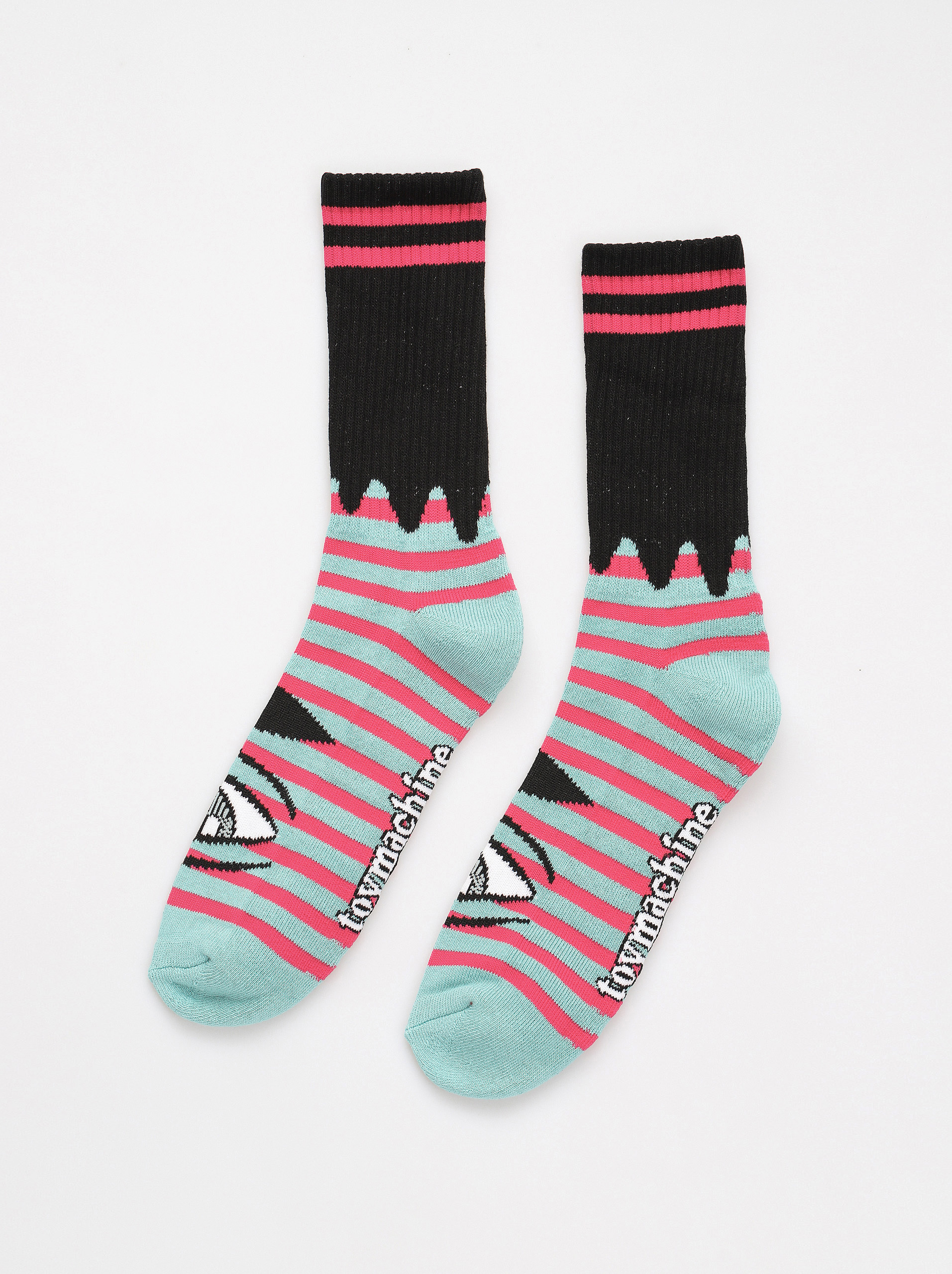 Toy Machine Sect Eye Stripe Socks - green (sage)