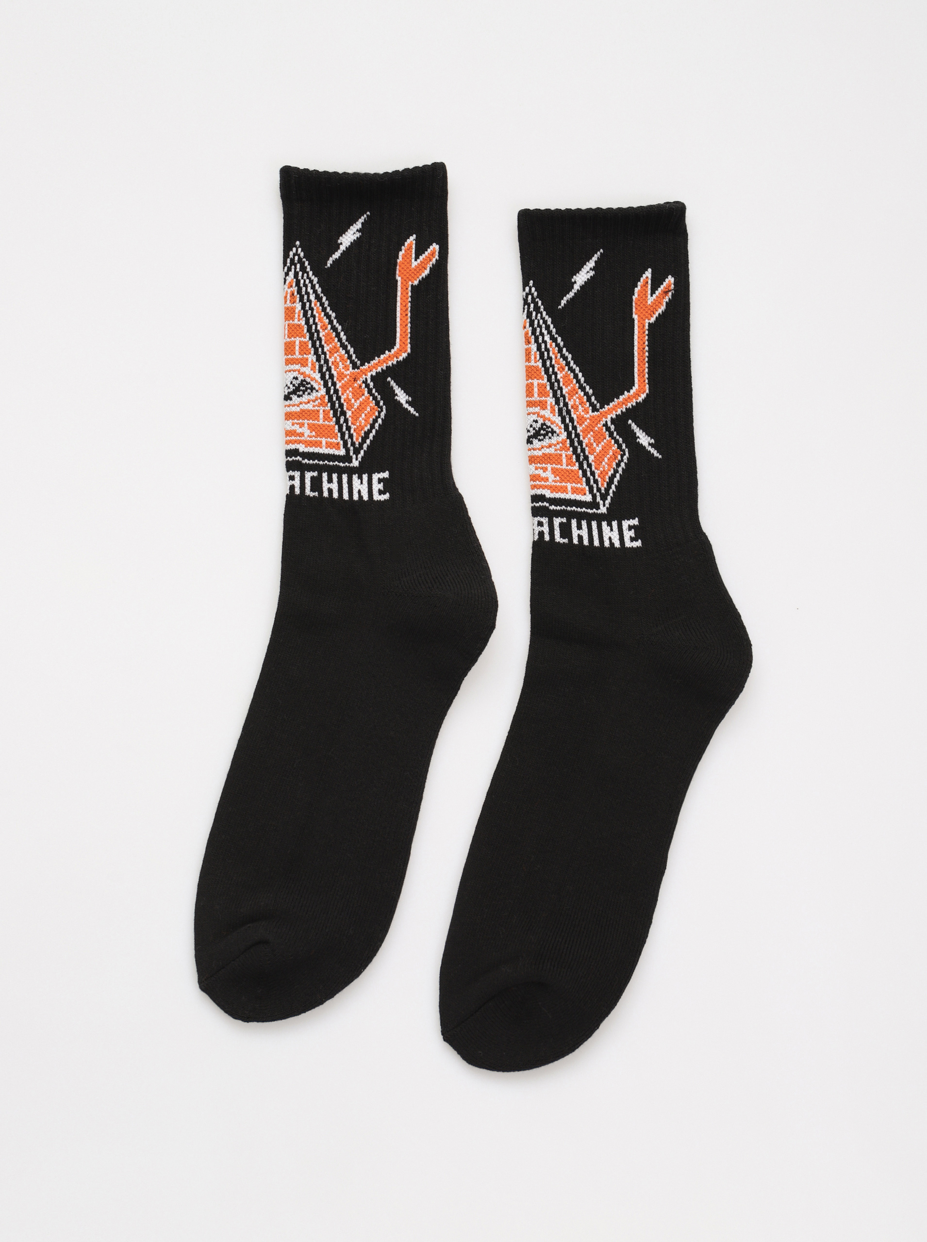 Toy Machine Pyramid Socks - black (black)