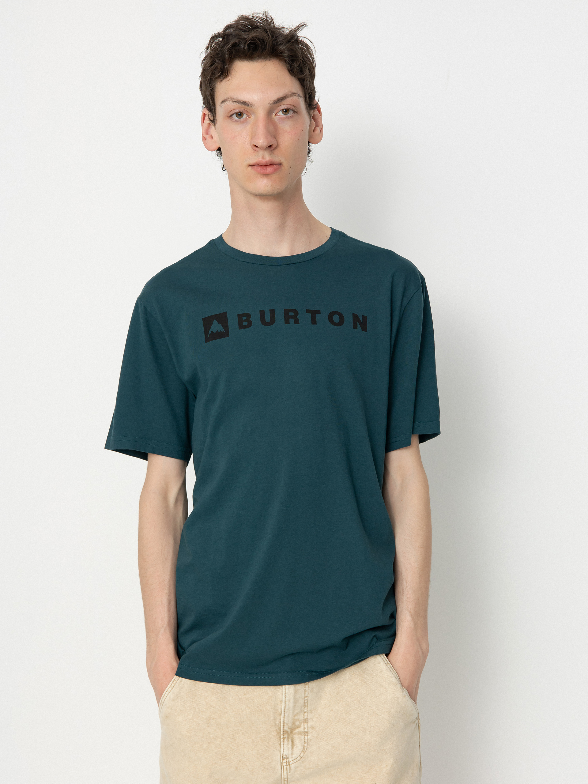 Burton T-Shirt Horizontal Mtn - green (deep emerald)