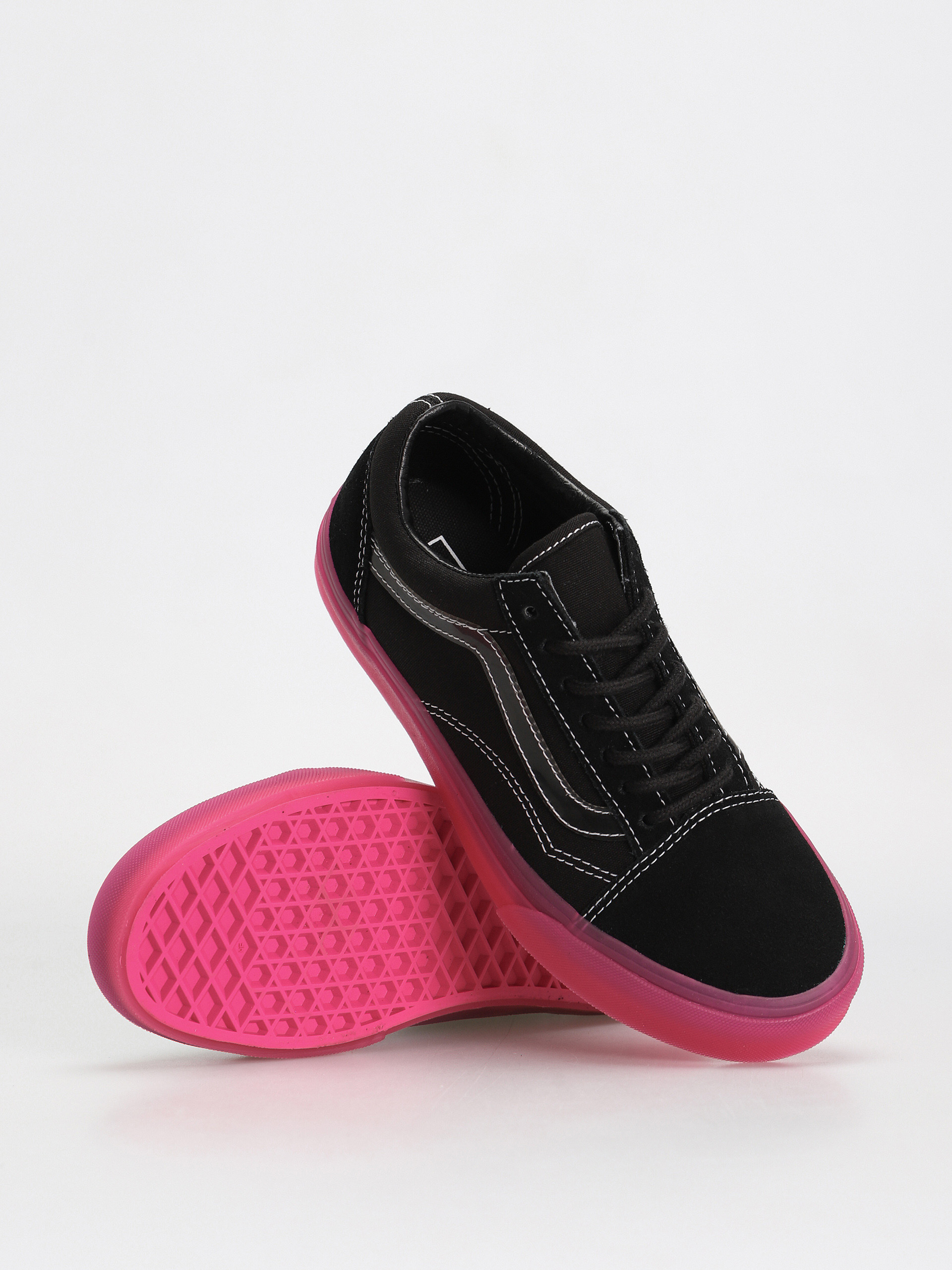 Vans Old Skool Shoes - black (sour power hot pink)