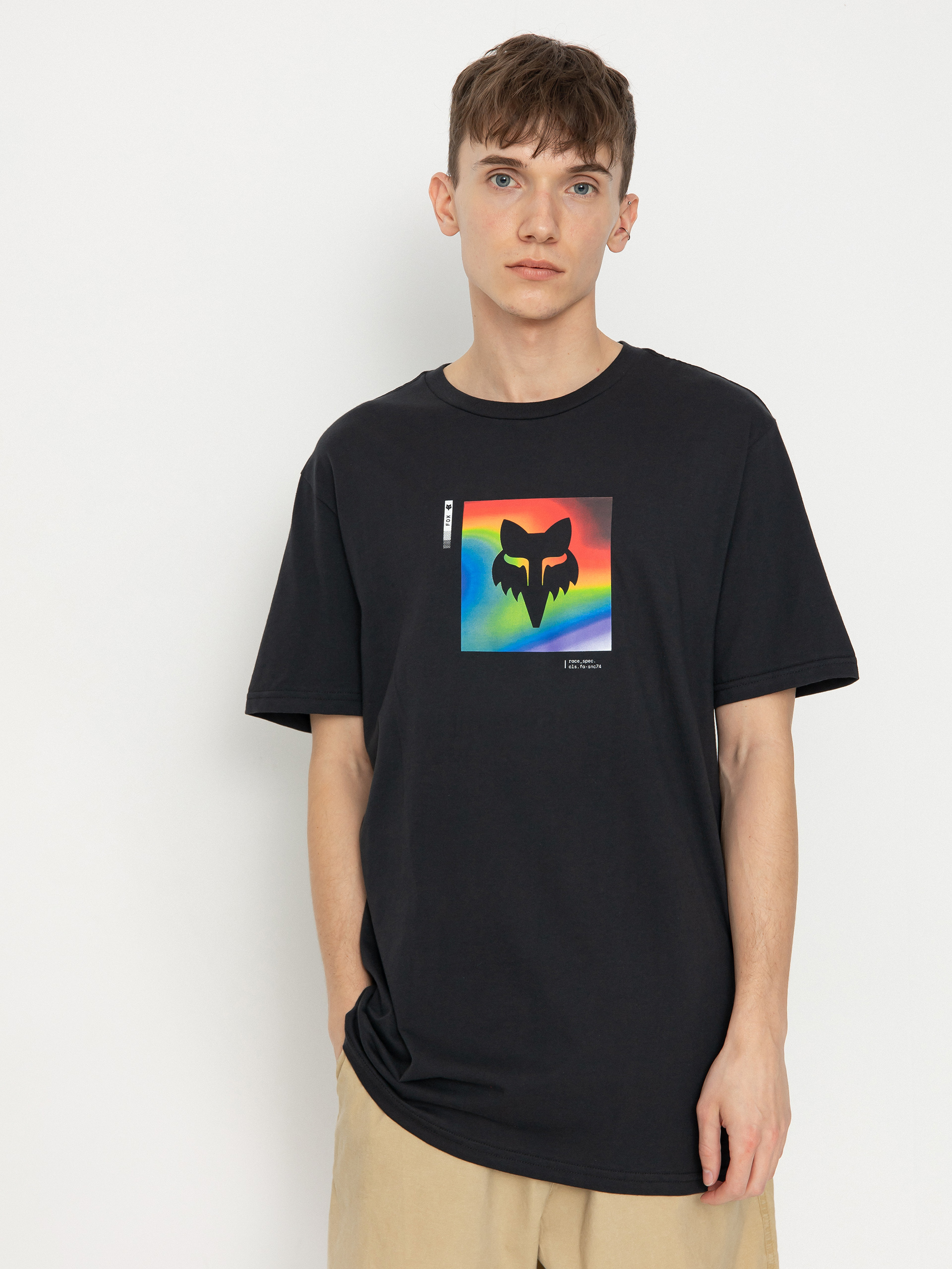 Fox T-Shirt Scans Prem (black)