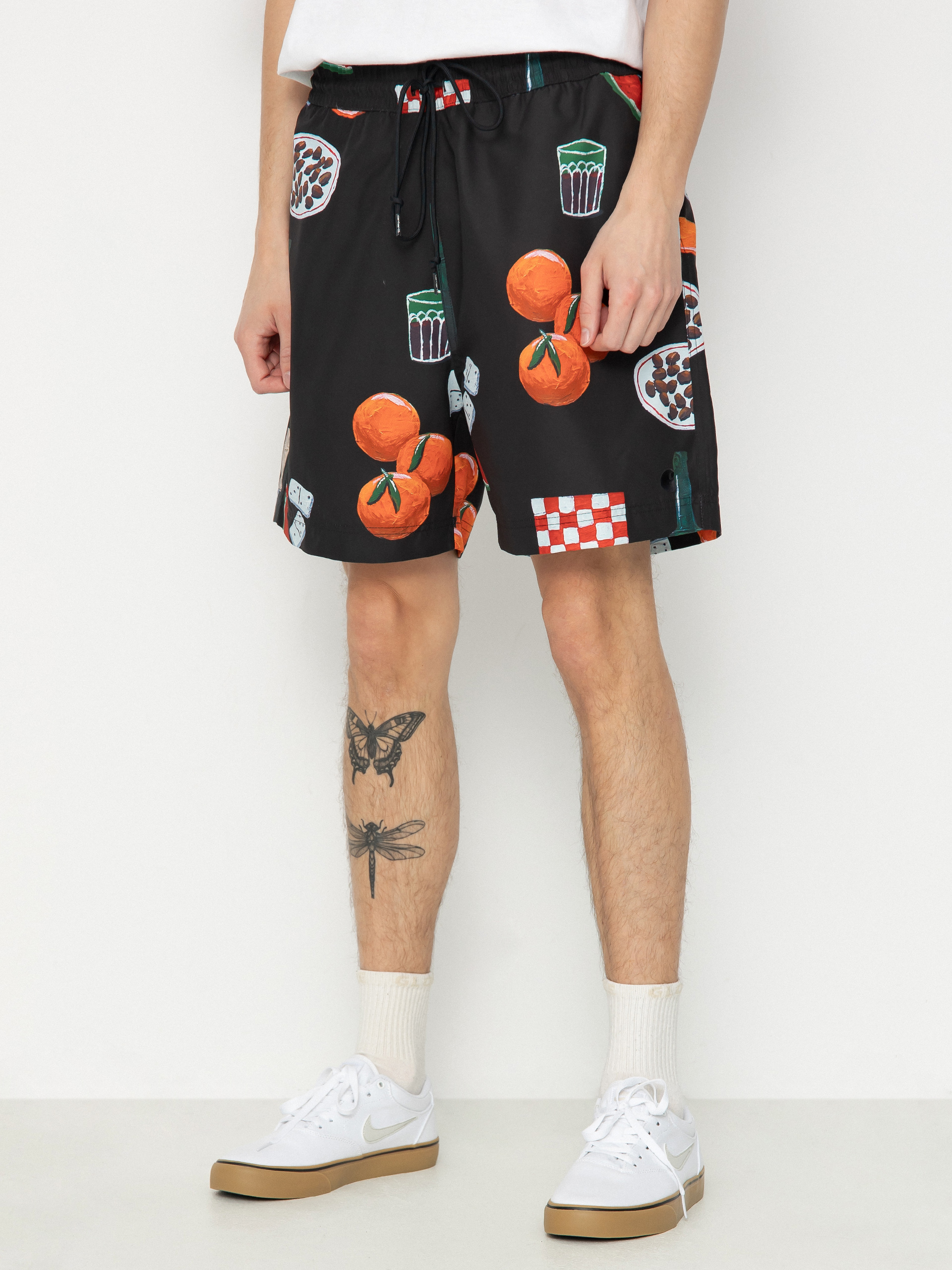 Carhartt WIP Slater Swim Shorts - black (isis maria dinner print/black)