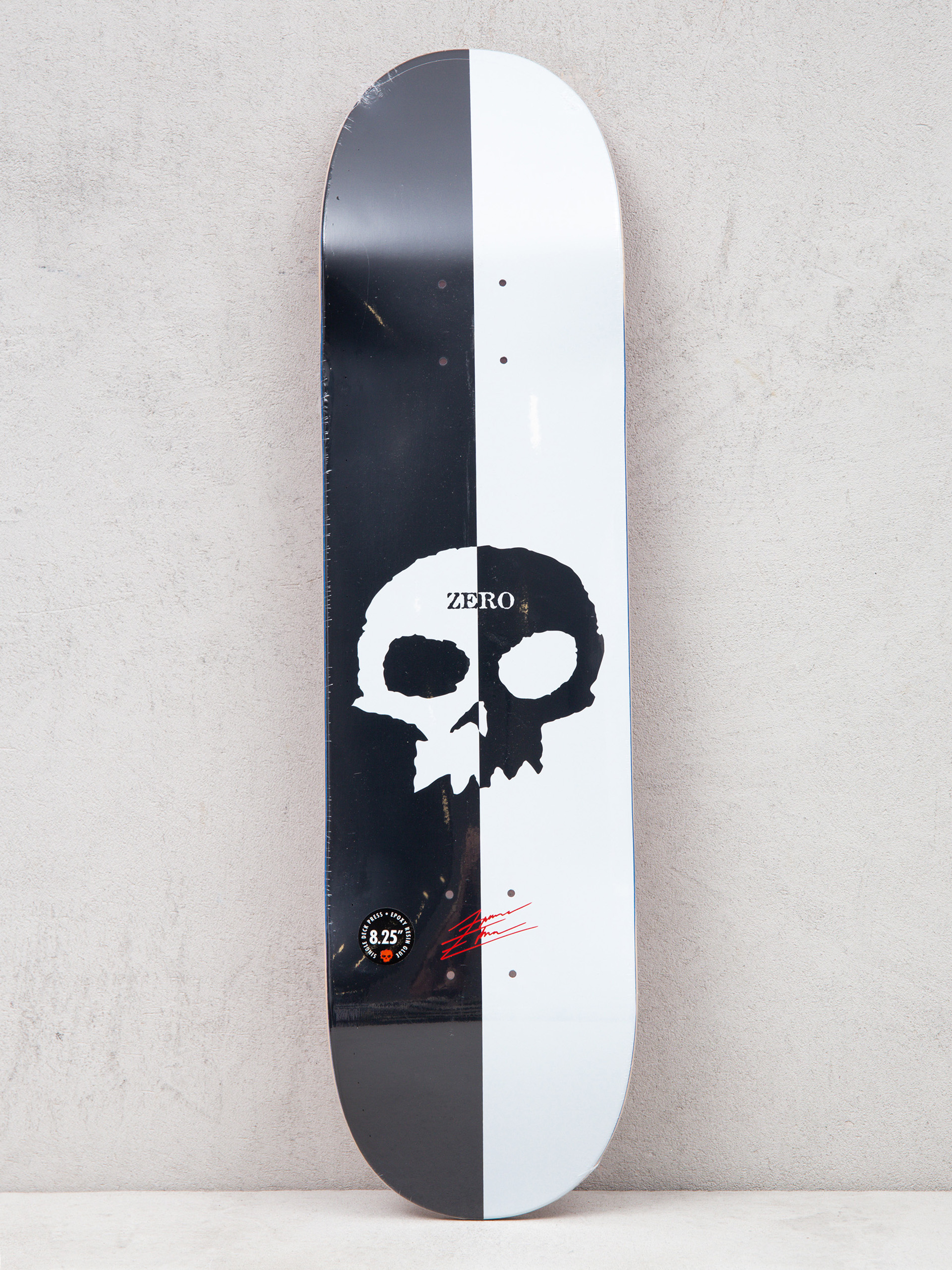 Zero Edwards Split Single Skull Deck (black/white)