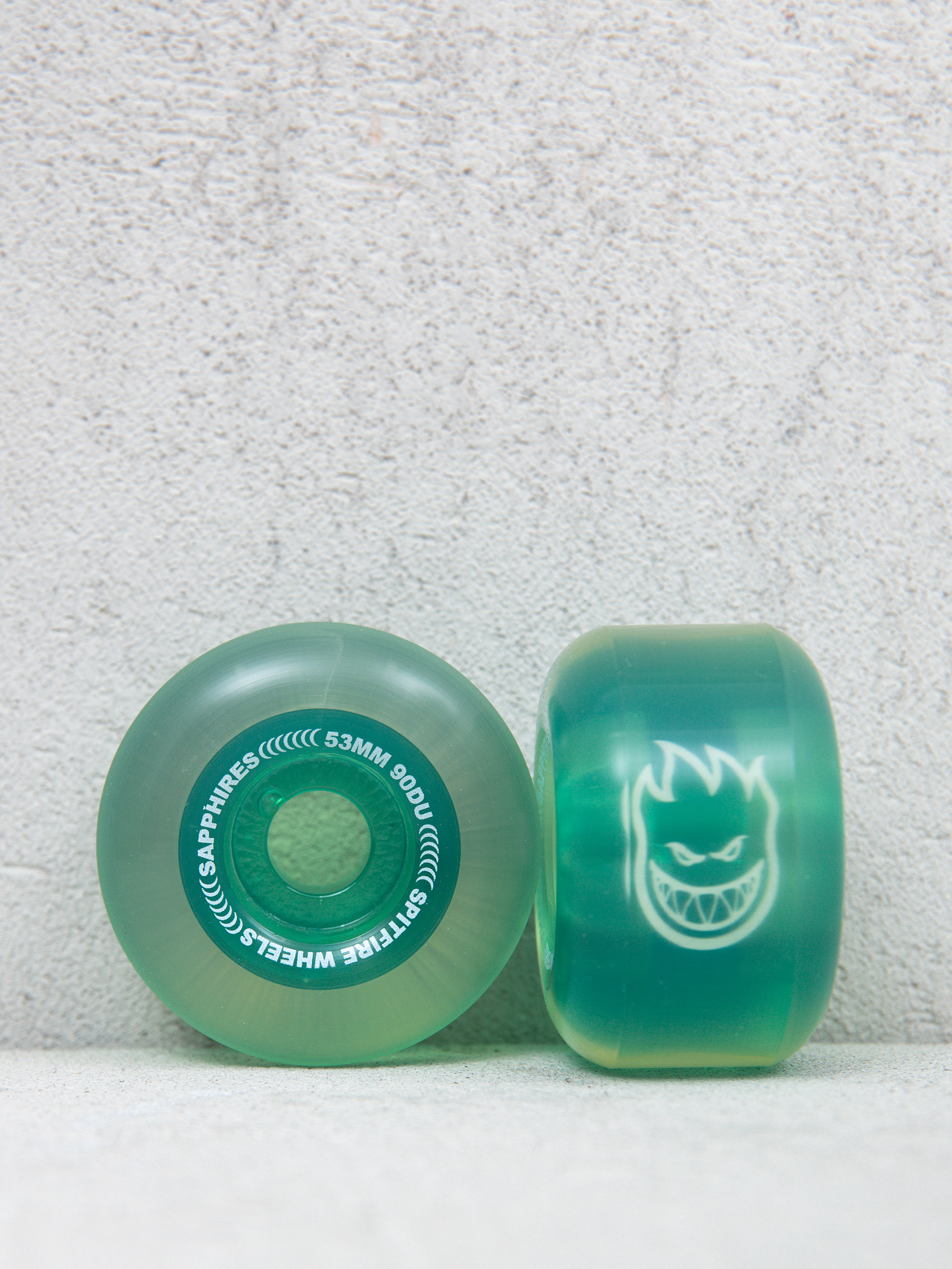 Spitfire 90D Radials Sapphire Wheels - green (clear/green)