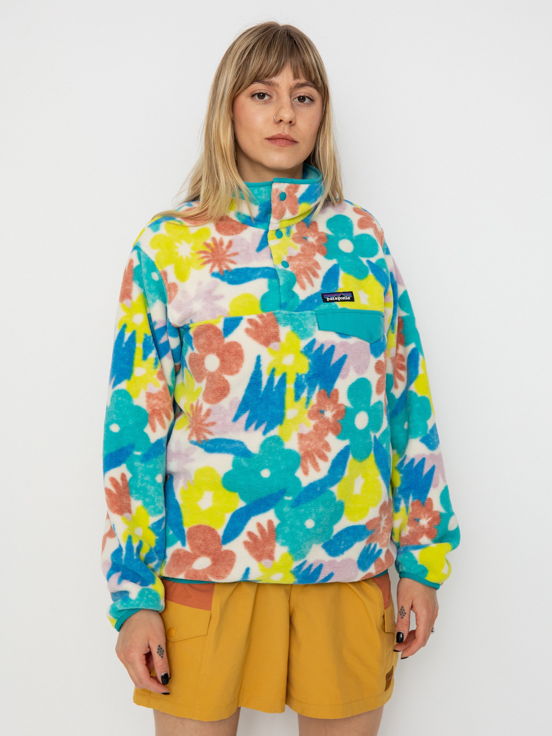 Patagonia Lightweight Synch Snap T Wmn Fleece - multicolor (channeling spring natural)