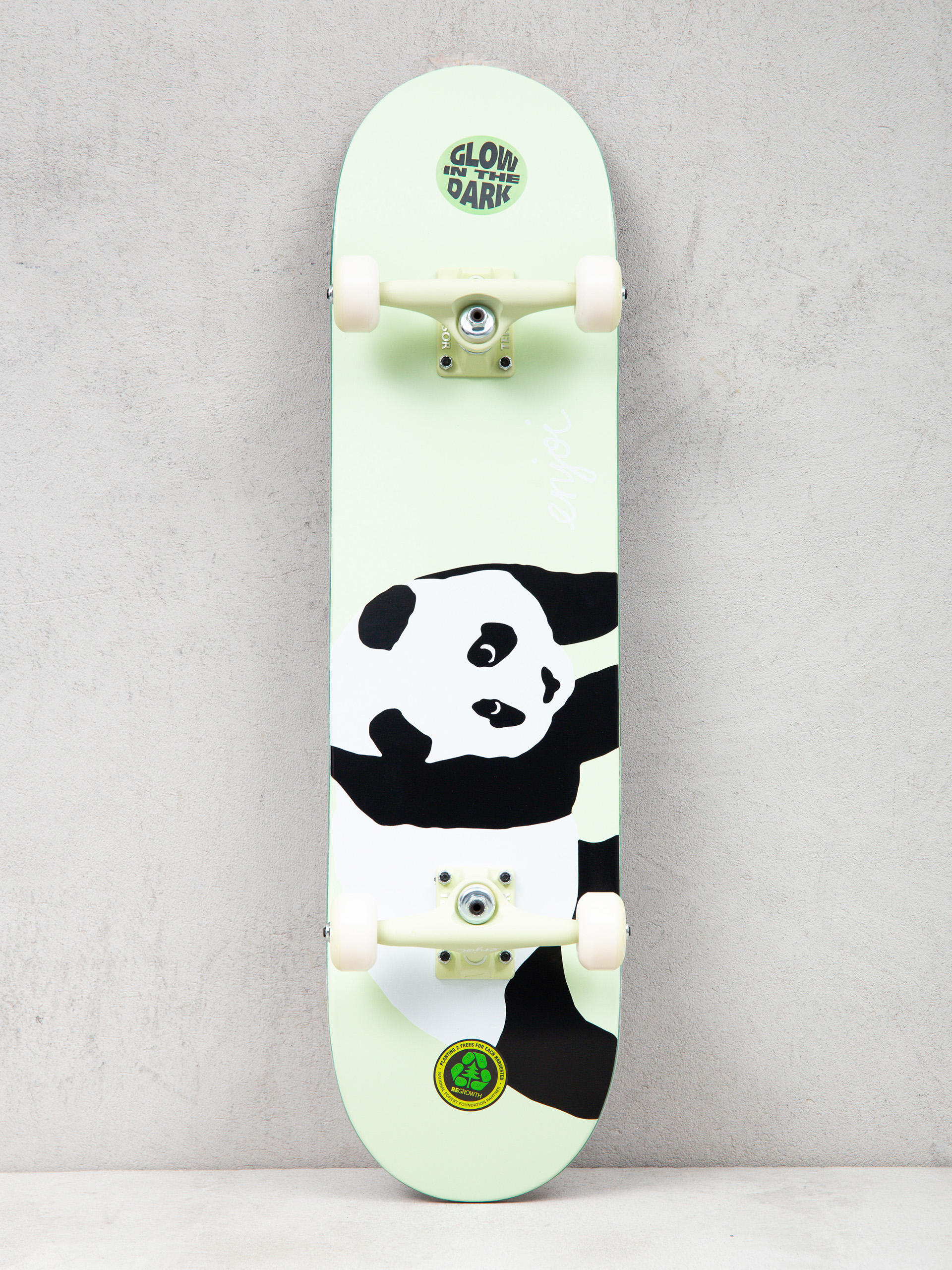 Enjoi Glow Panda Premium Skateboard - green (light green)