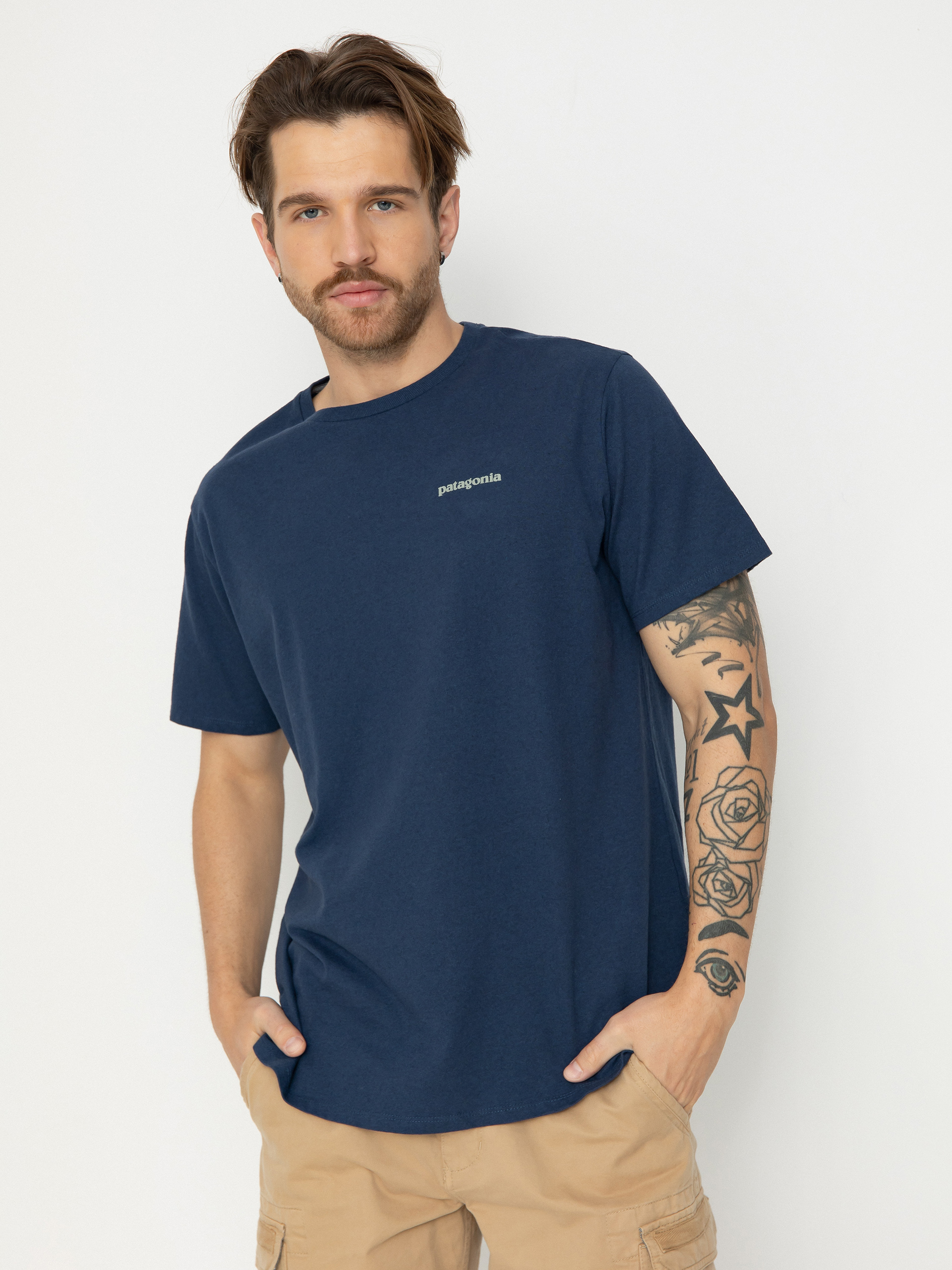 Patagonia Fitz Roy Icon Responsibili T-Shirt - navy blue (lagom blue)