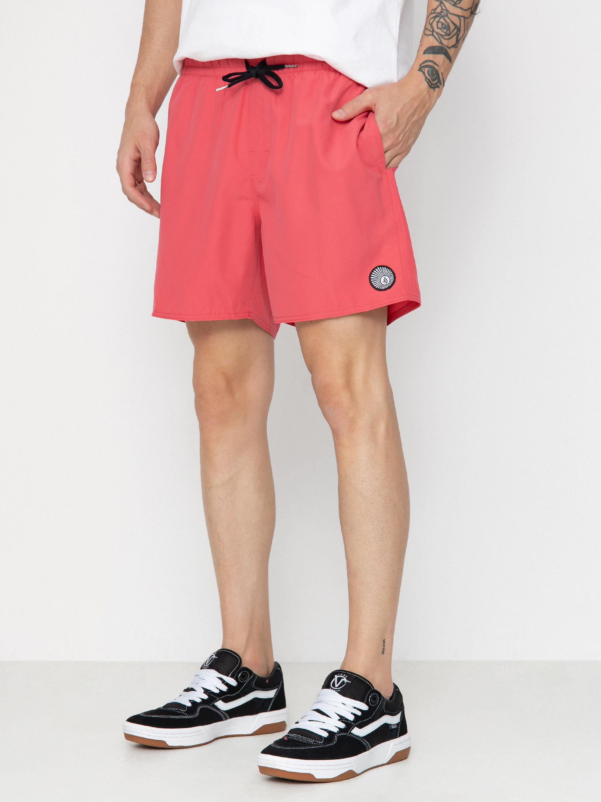 Volcom Shorts Lido Solid 16 - red (washed ruby)