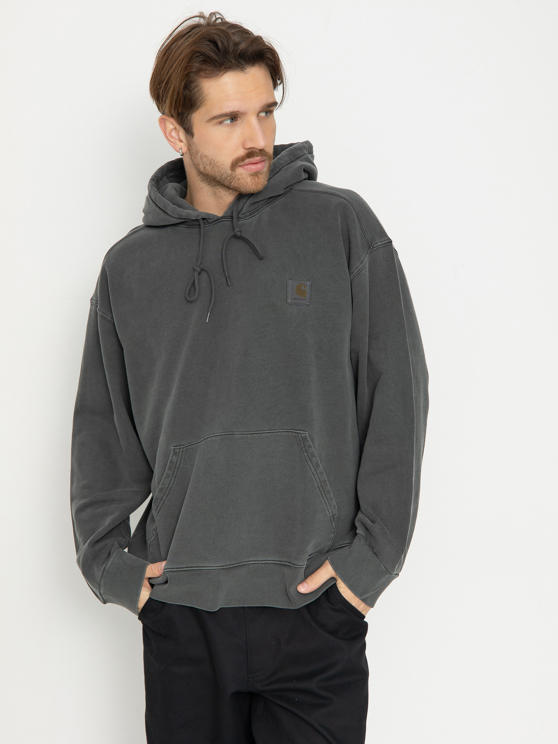Carhartt WIP Nelson HD Hoodie - black (charcoal)