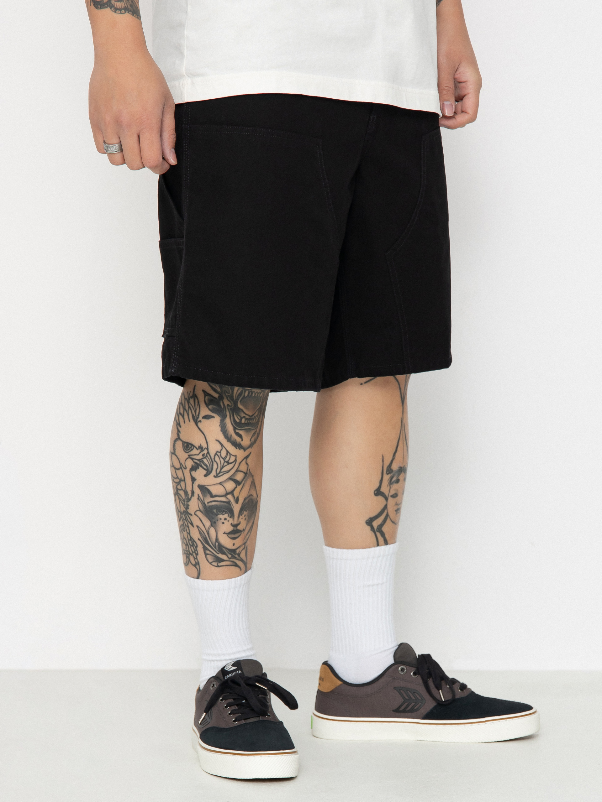 Carhartt WIP Double Knee Shorts - black (black) Carhartt WIP Double Knee Shorts - black (black)
