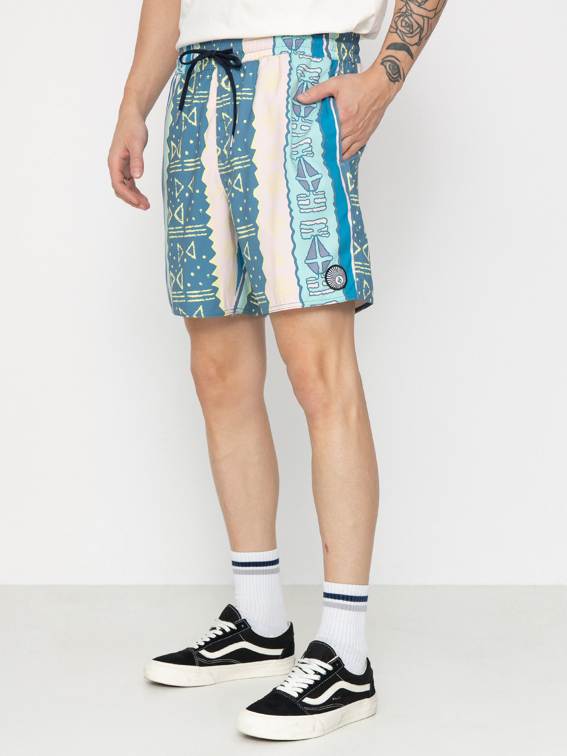 Volcom Lido Print 17 Shorts - blue (crete blue)