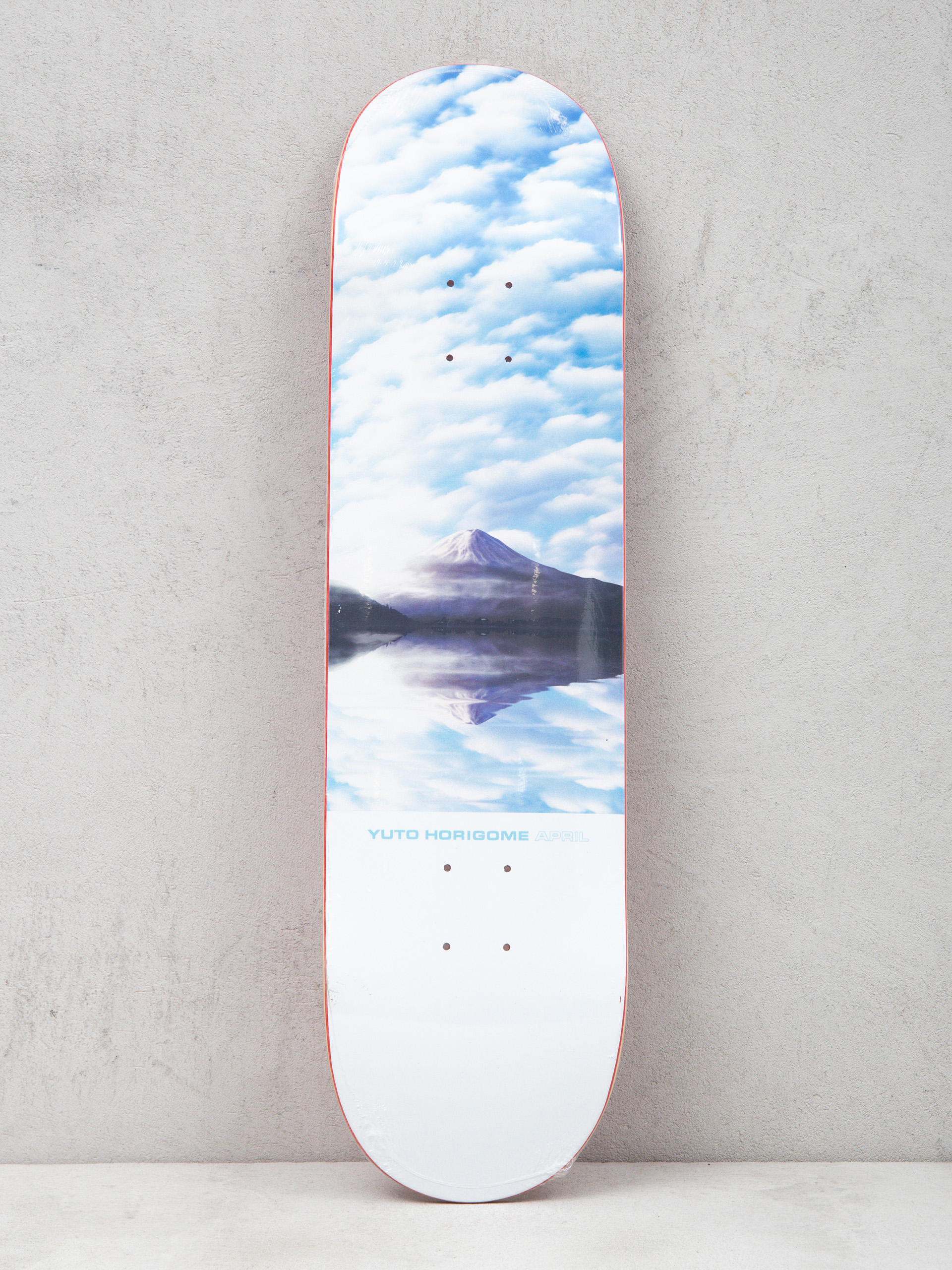 April Skateboards Yoto Fuji Deck (blue/white)