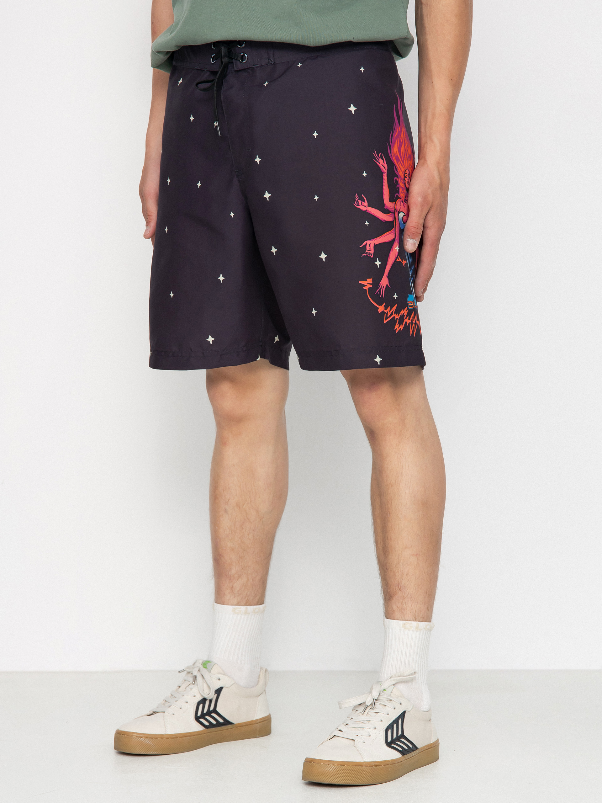 Santa Cruz Johnson Danger Zone 2 Boardshorts - black (black)