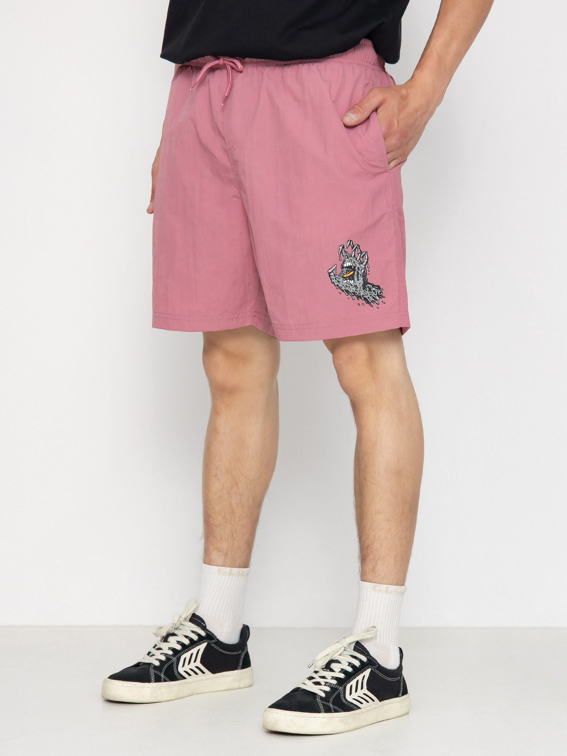 Santa Cruz Shorts Melting Hand - pink (dusty rose)