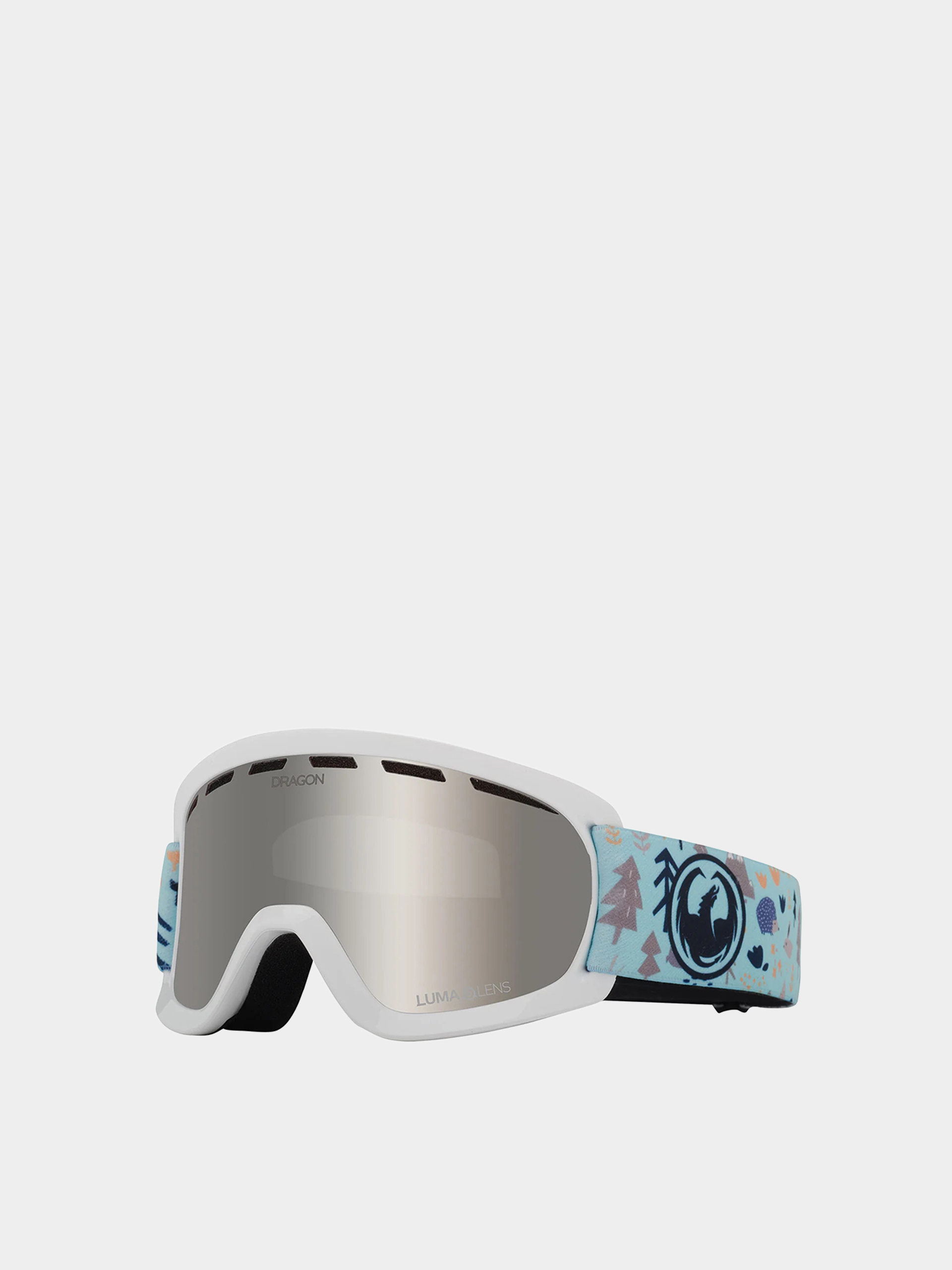 Dragon LIL D Goggles - white (forestfriends/lumalens silver ion)