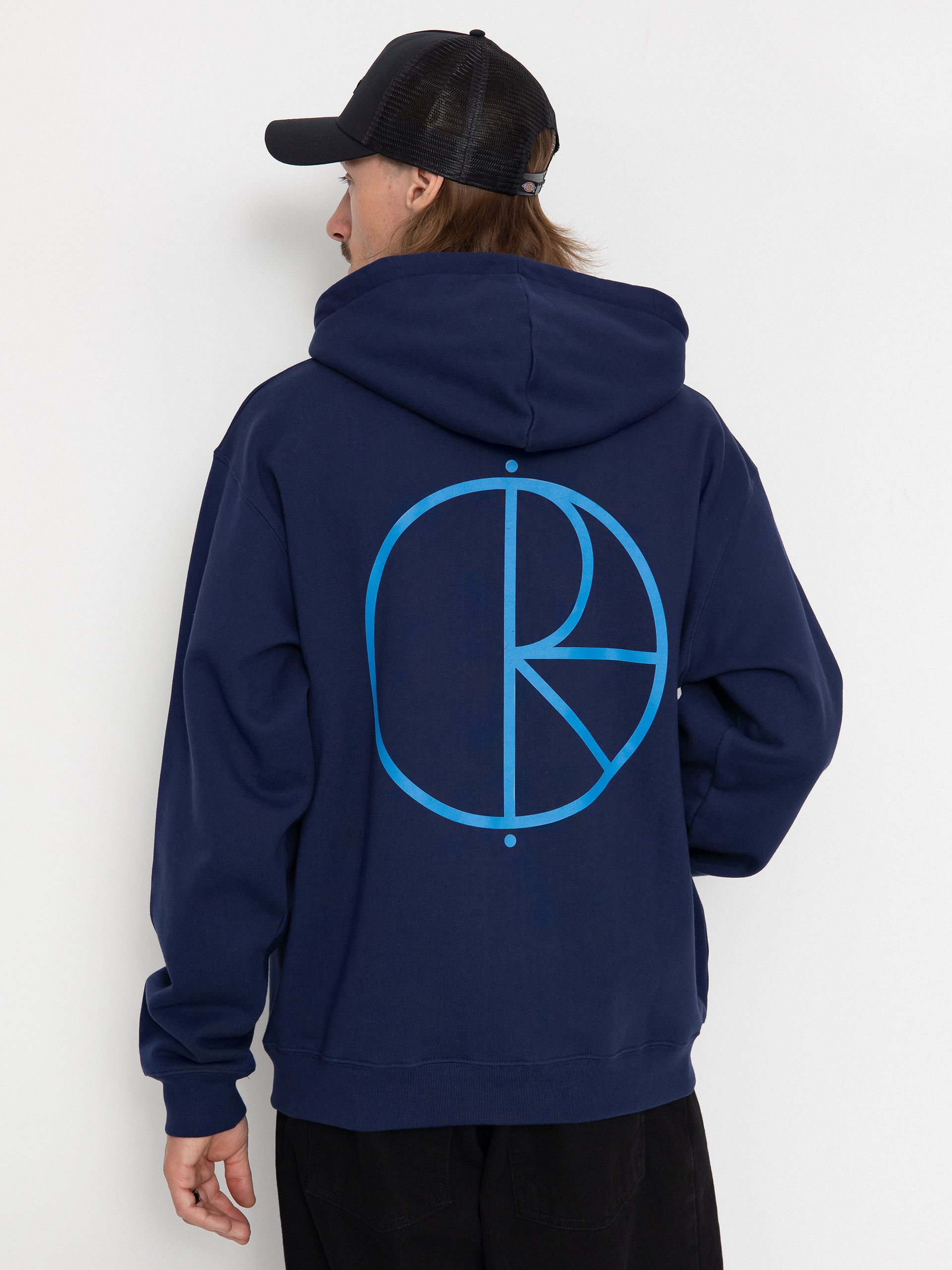 Polar Skate Dave Hoodie Stroke Logo HD Hoodie - blue (dark blue)