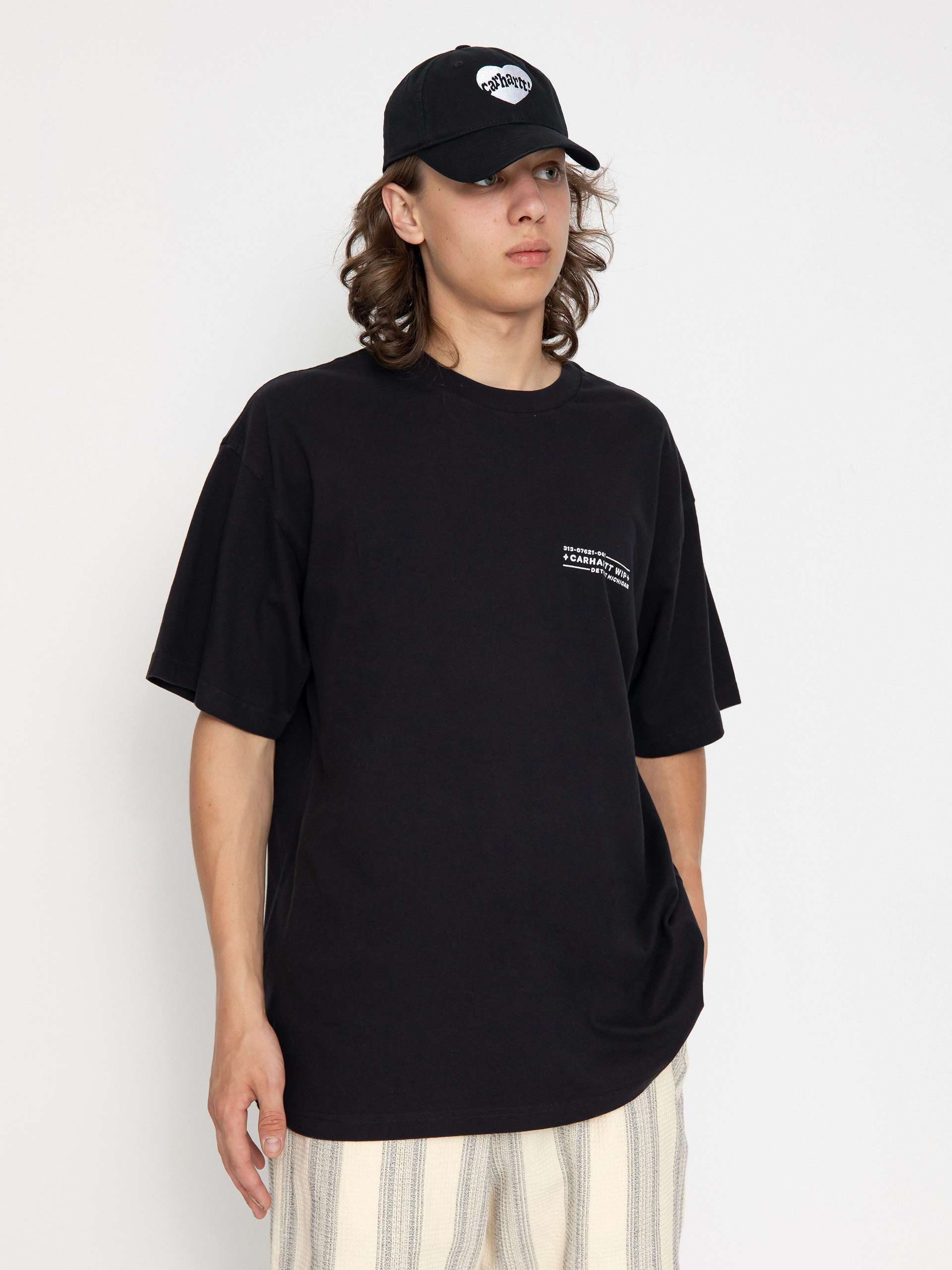 Carhartt WIP Stamp T-Shirt - black (black/white)